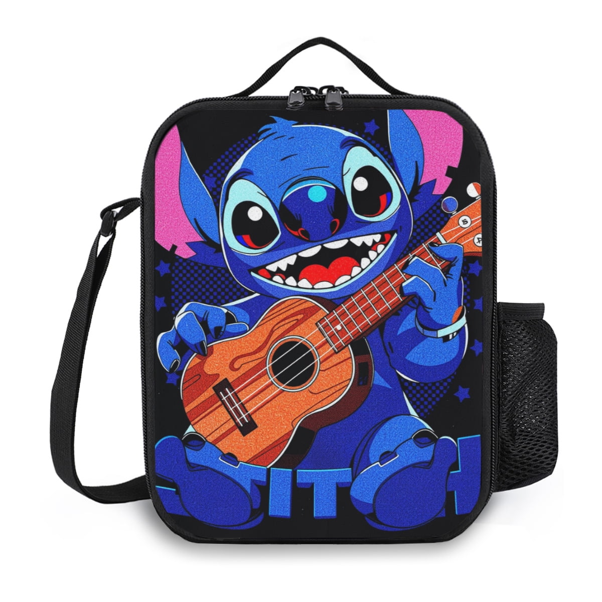 Stitch CartoonInsulated Lunch Box Unisex Reusable Lunch Box Square ...