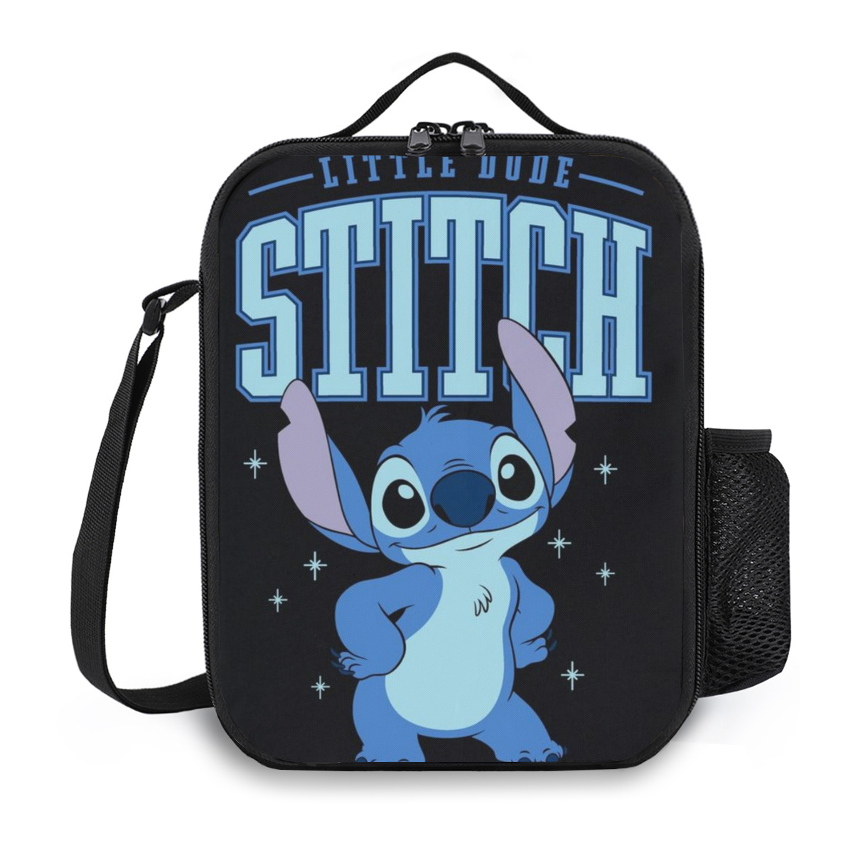 Stitch CartoonInsulated Lunch Box Unisex Reusable Lunch Box Square ...