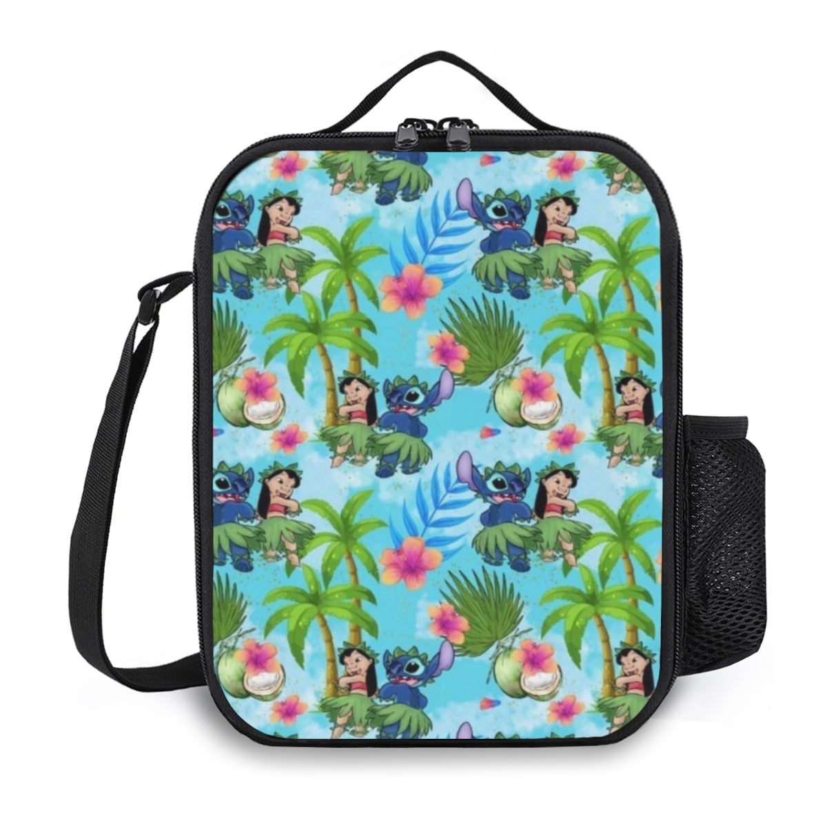 Stitch CartoonInsulated Lunch Box Unisex Reusable Lunch Box Square ...