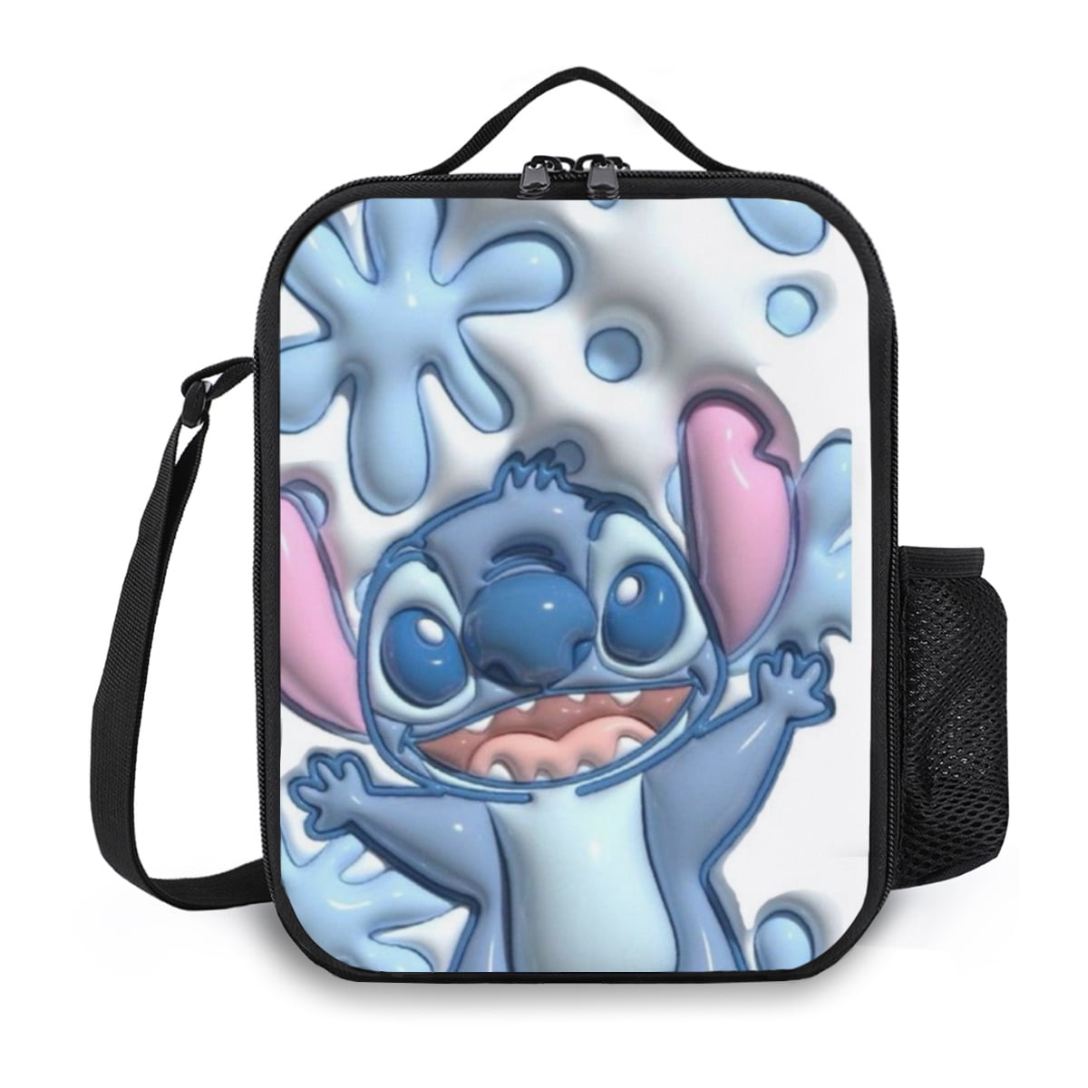 Stitch CartoonInsulated Lunch Box Unisex Reusable Lunch Box Square ...