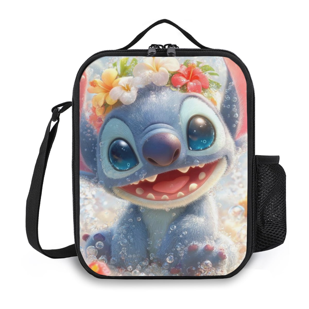 Stitch CartoonInsulated Lunch Box Unisex Reusable Lunch Box Square ...
