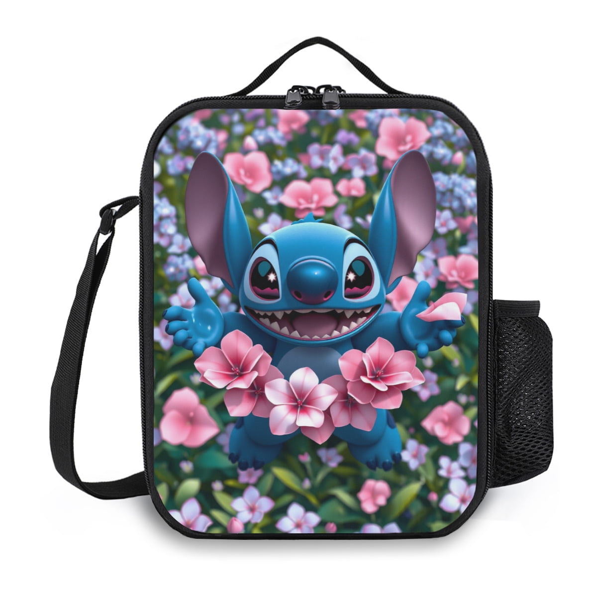 Stitch CartoonInsulated Lunch Box Unisex Reusable Lunch Box Square ...