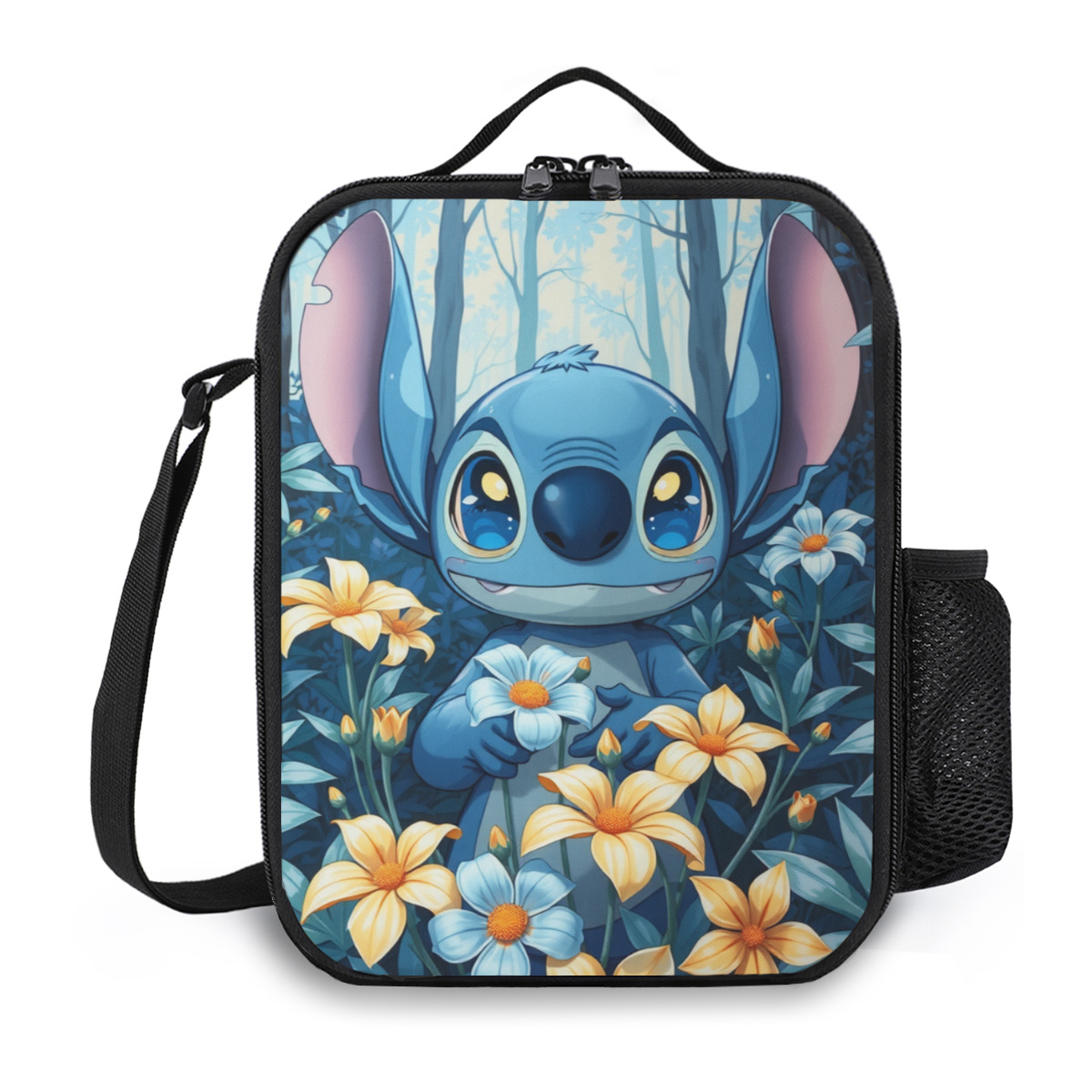 Stitch CartoonInsulated Lunch Box Unisex Reusable Lunch Box Square ...
