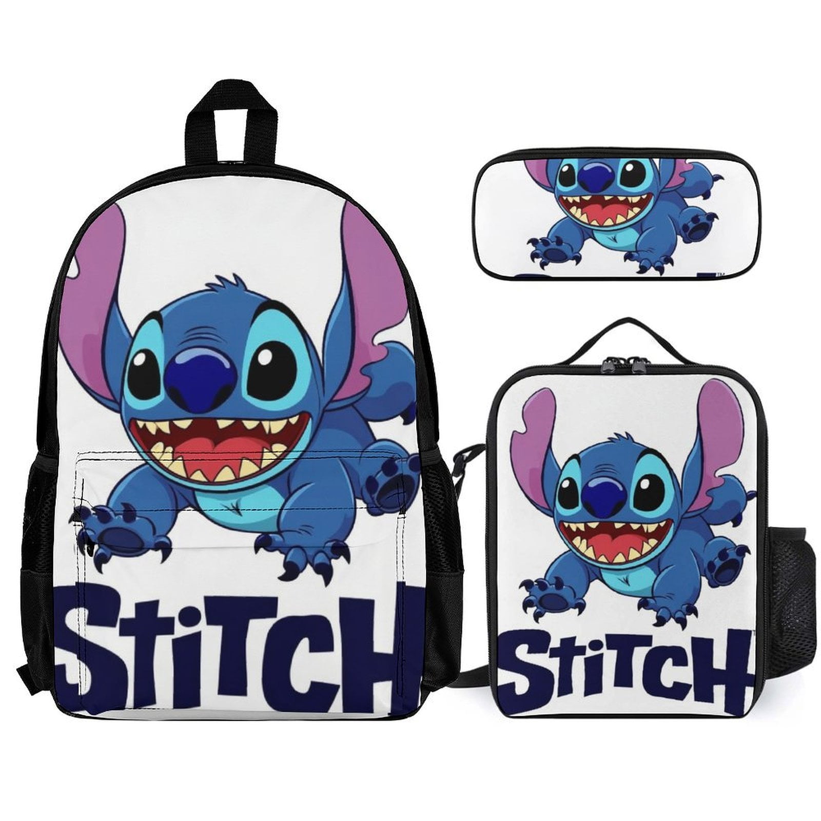 Stitch Character Backpack Set Lightweight Backpack for Book Bag ...
