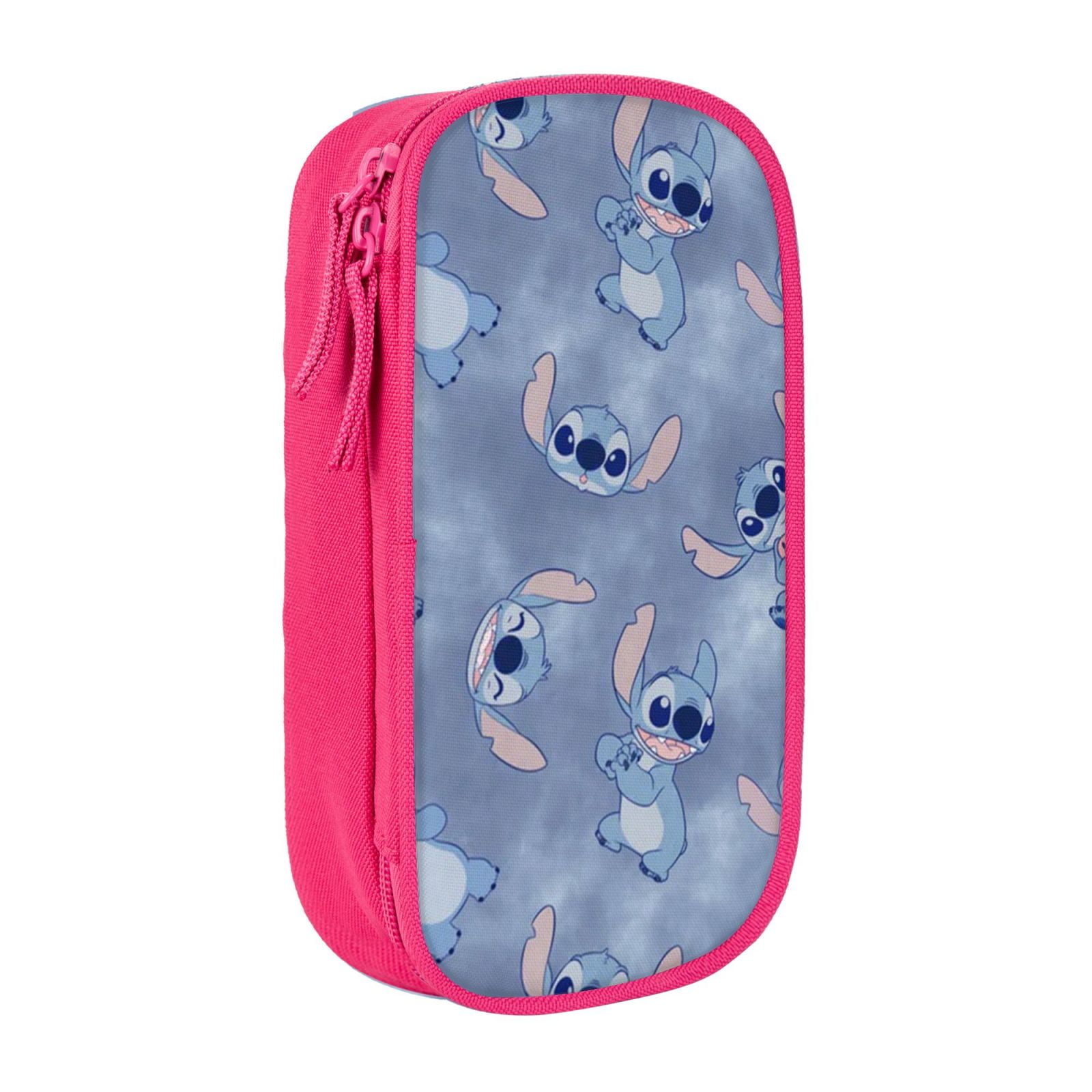 Stitch Character Pencil Case Large Capacity Pencilcase Double-layer Pen ...
