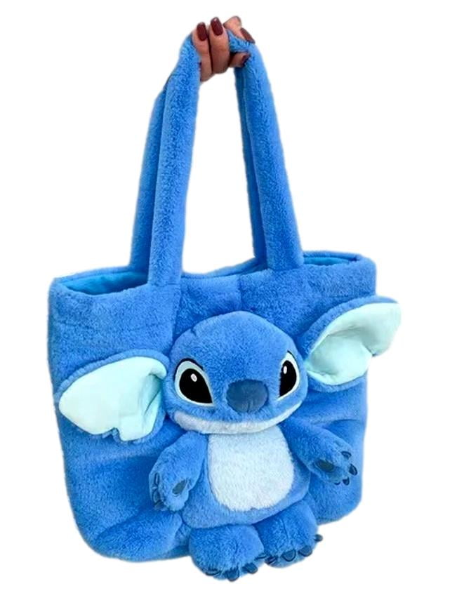 Stitch Character Soft Plush 14in Tall Tote Handbag - Walmart.com