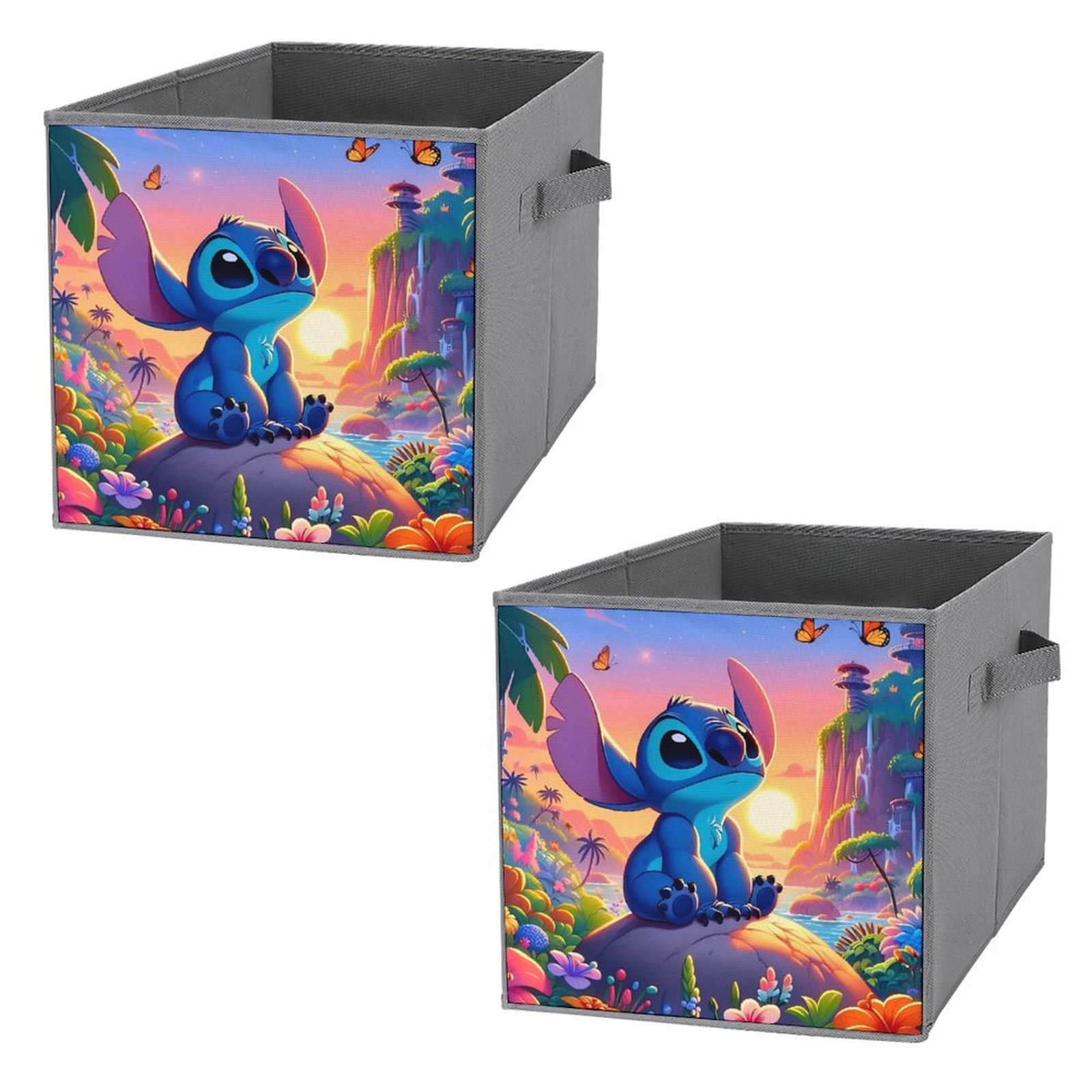 Stitch Children's folding storage box 2PCS - Walmart.com