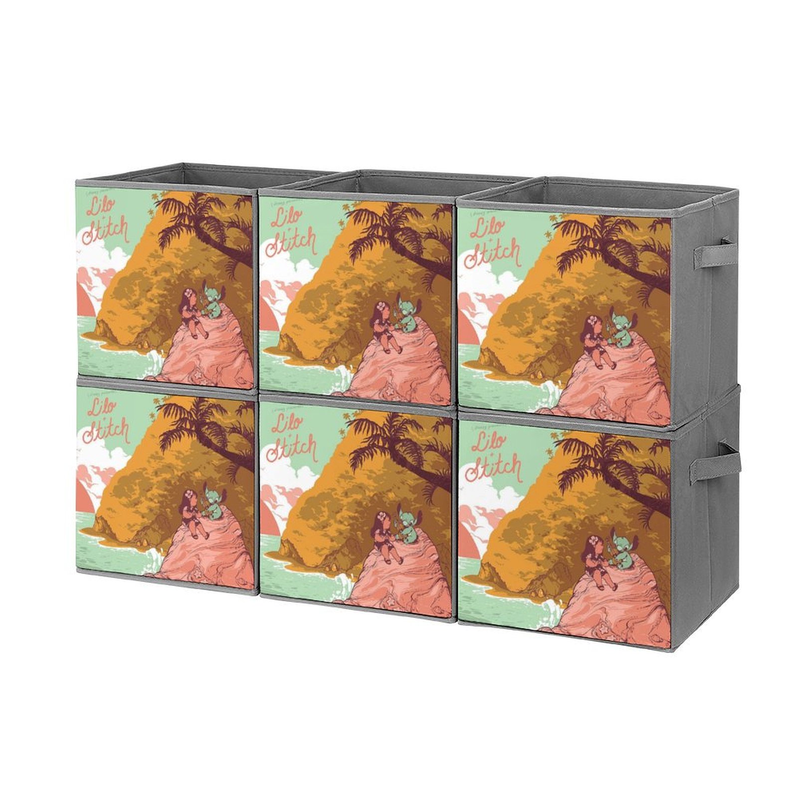 Stitch Children's folding storage box 6PCS - Walmart.com