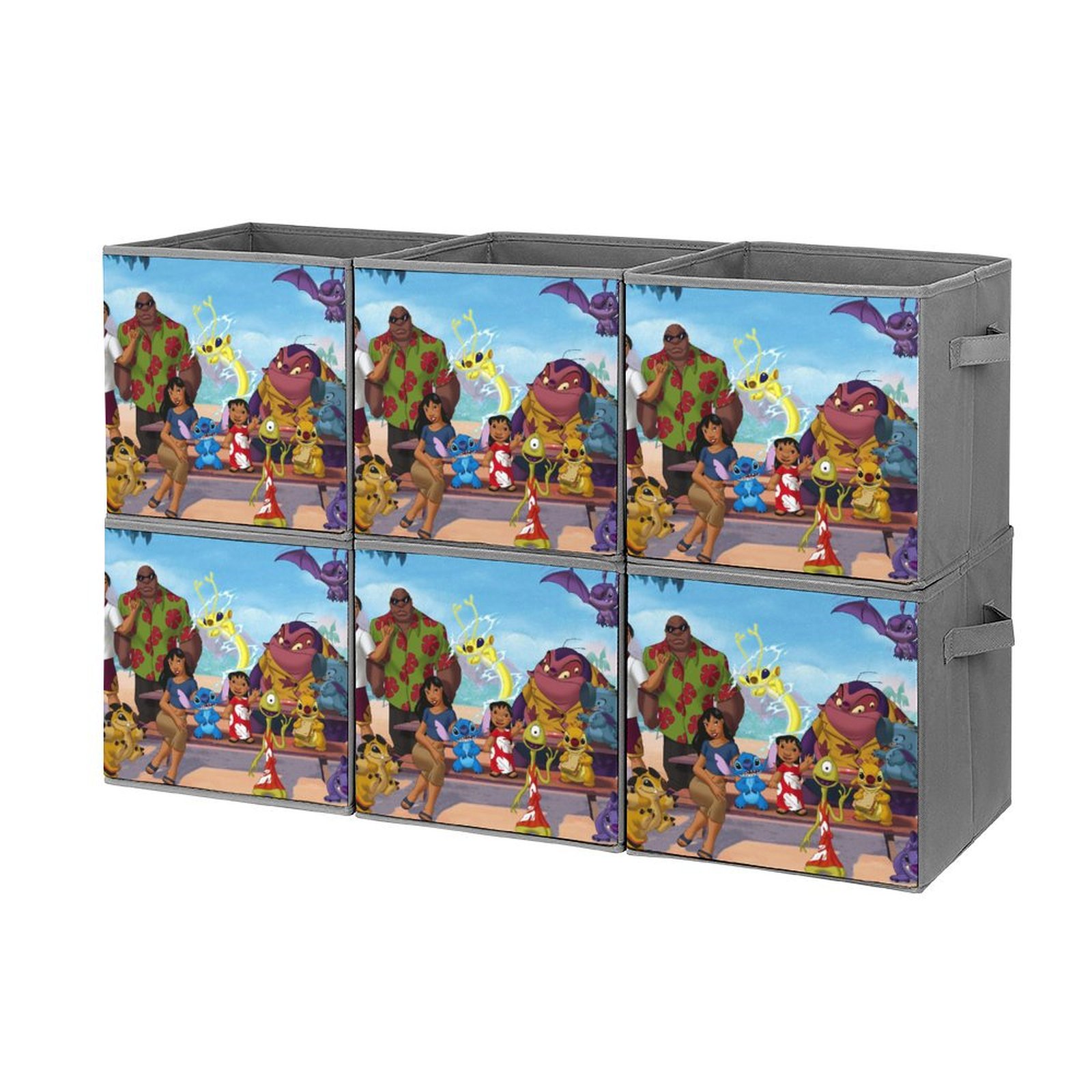 Stitch Children's folding storage box 6PCS - Walmart.com