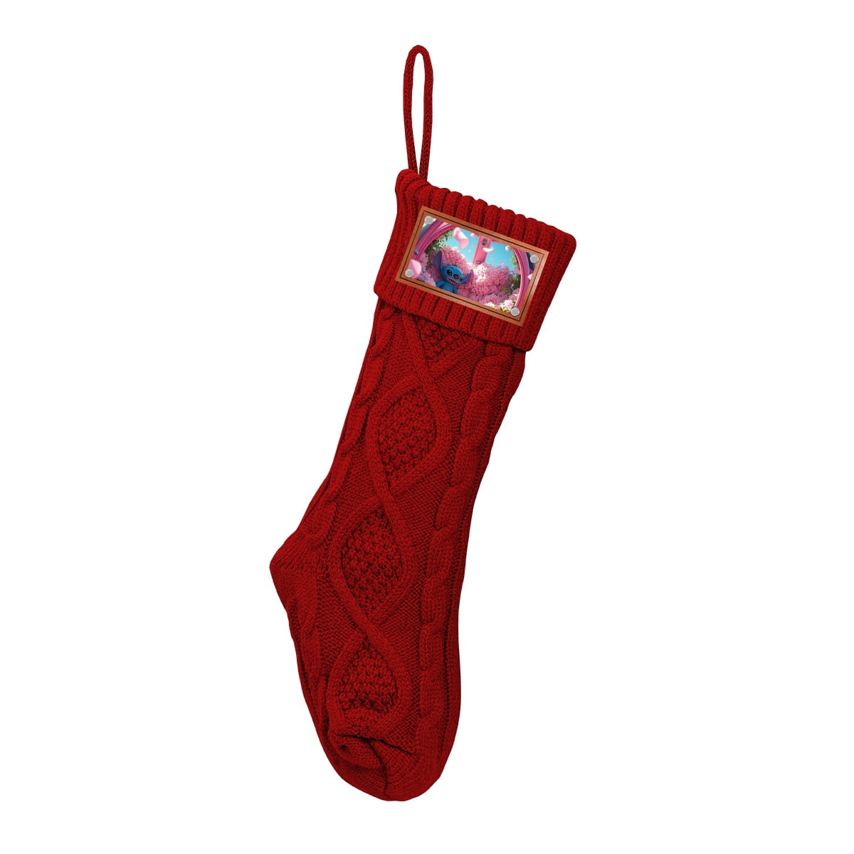 Stitch Christmas Stocking with Leather Label (UV Print) - Perfect for ...
