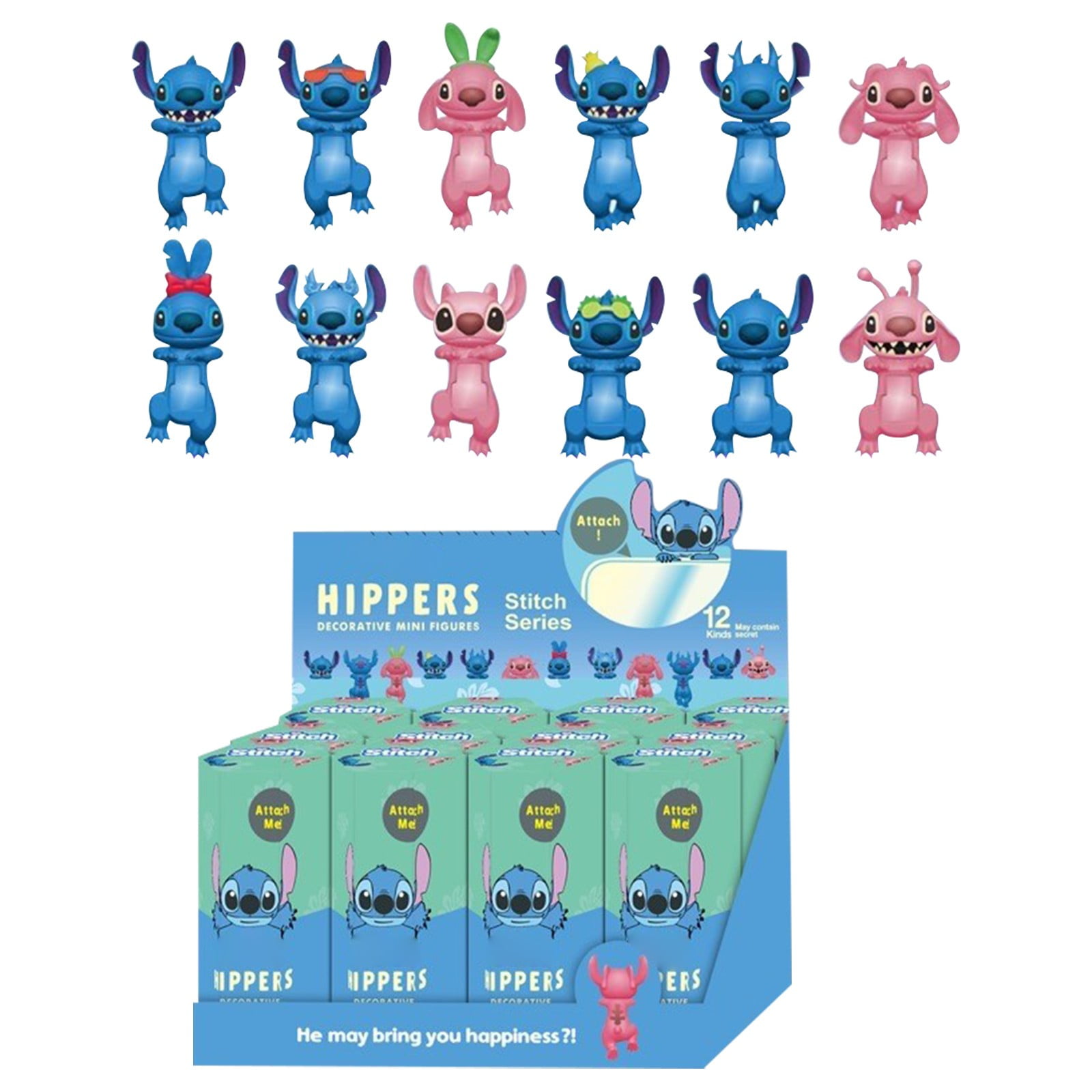 Stitch Plush Toys Uncover Cute Characters In The Surprise Box Set ...