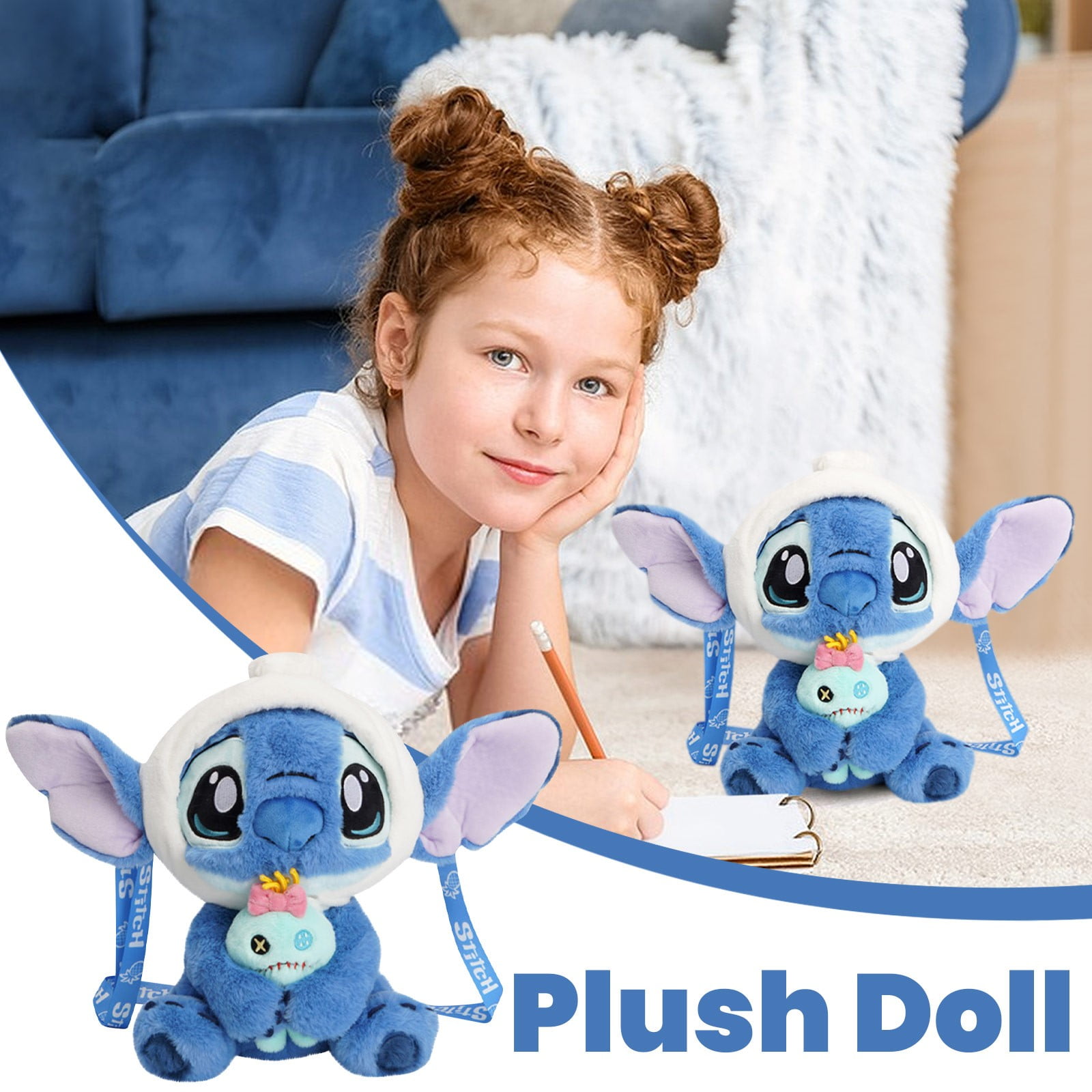 Stitch Class of 2025 Graduation 11.8-inch Large Plush Stitch Stuffed ...