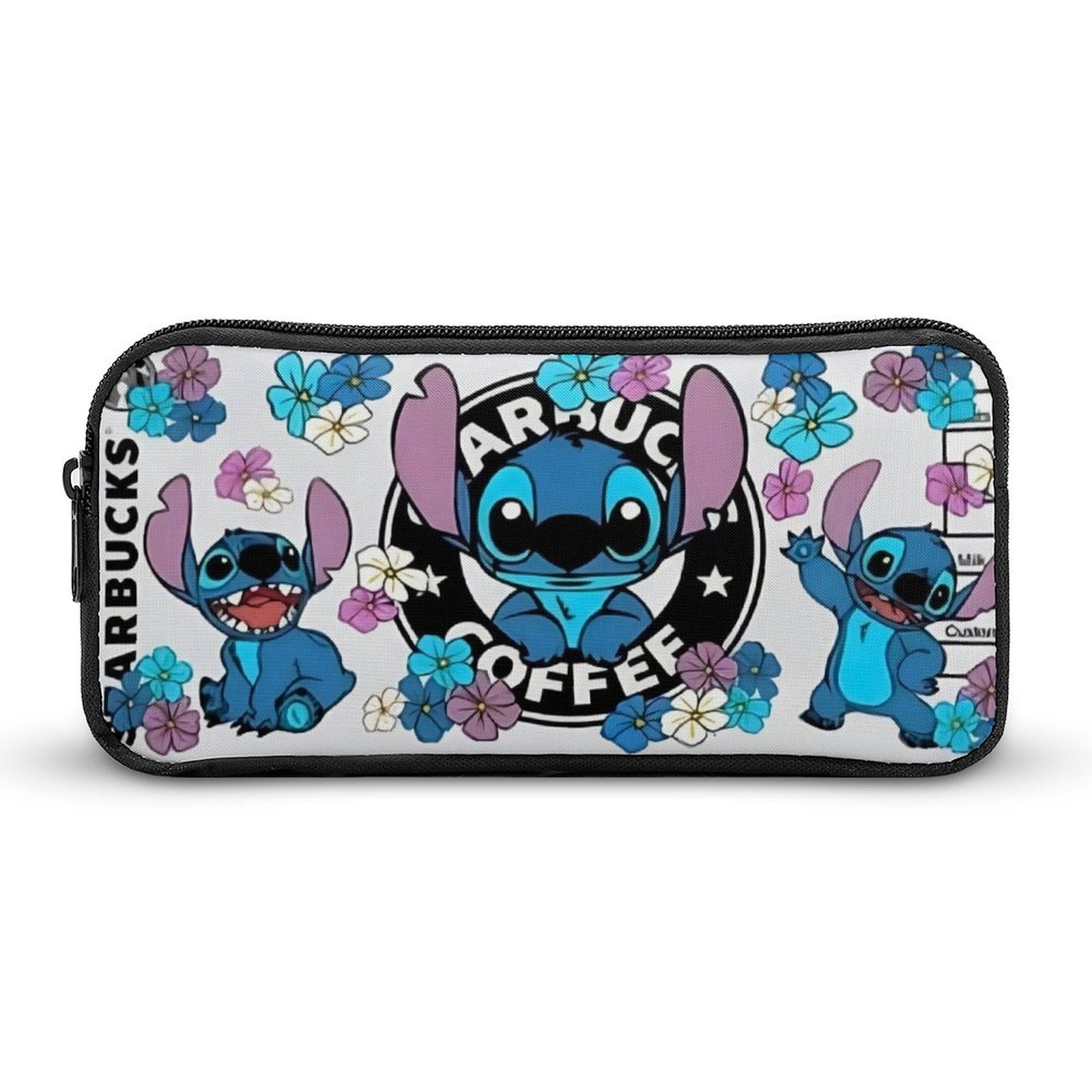 Stitch Coffee Pencil Case Large Capacity, Marker Pen Bag Coin Pouch ...