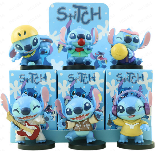 Stitch Collection Stitch Figure Set, 6-pieces, Boys Girls Toys for Ages ...