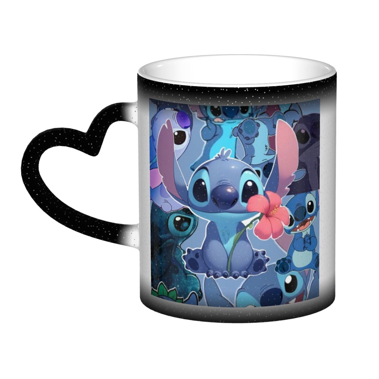 Stitch Color Changing Mug Heat Sensitive Magic Funny Art Coffee Tea ...
