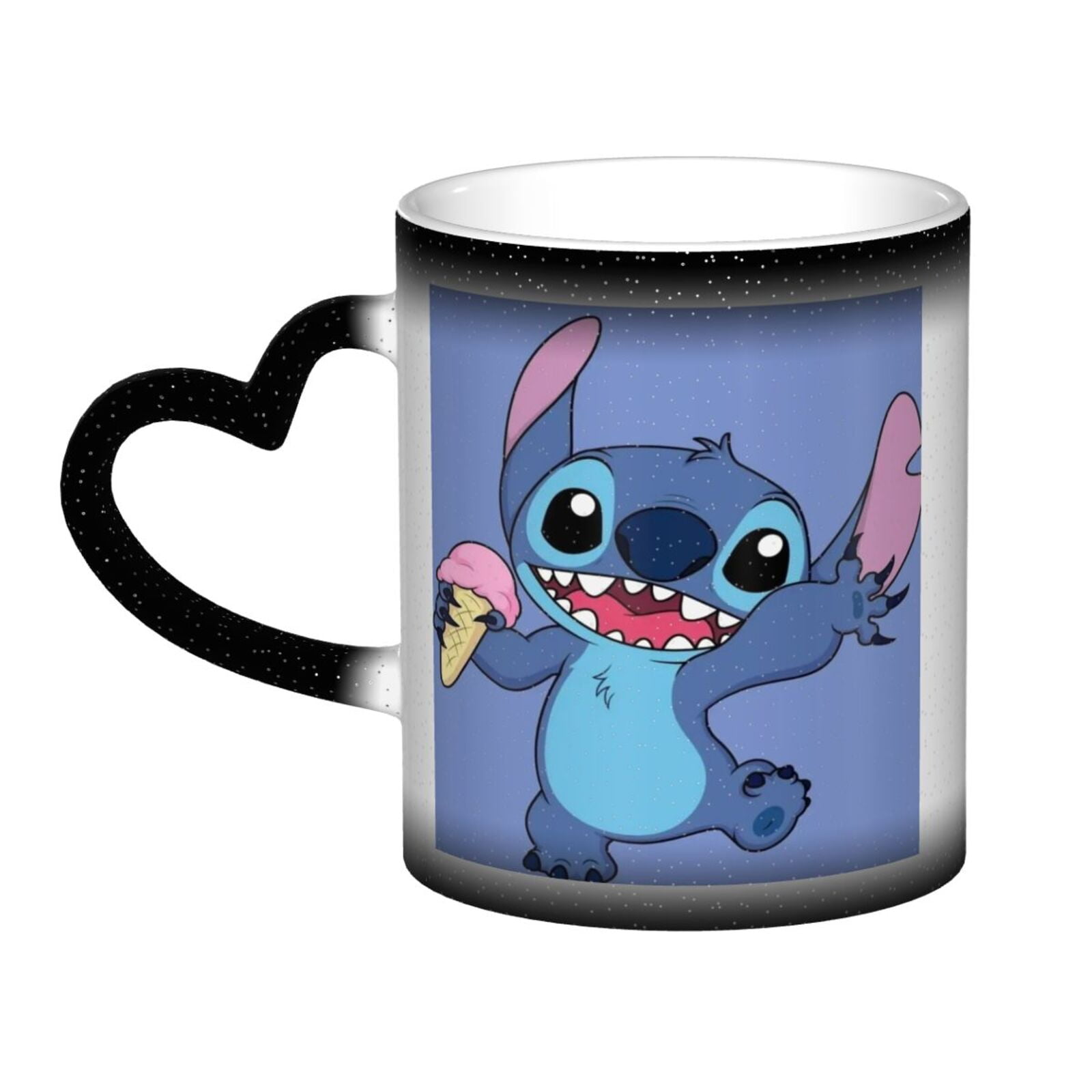 Stitch Color Changing Mug Heat Sensitive Magic Funny Art Coffee Tea ...