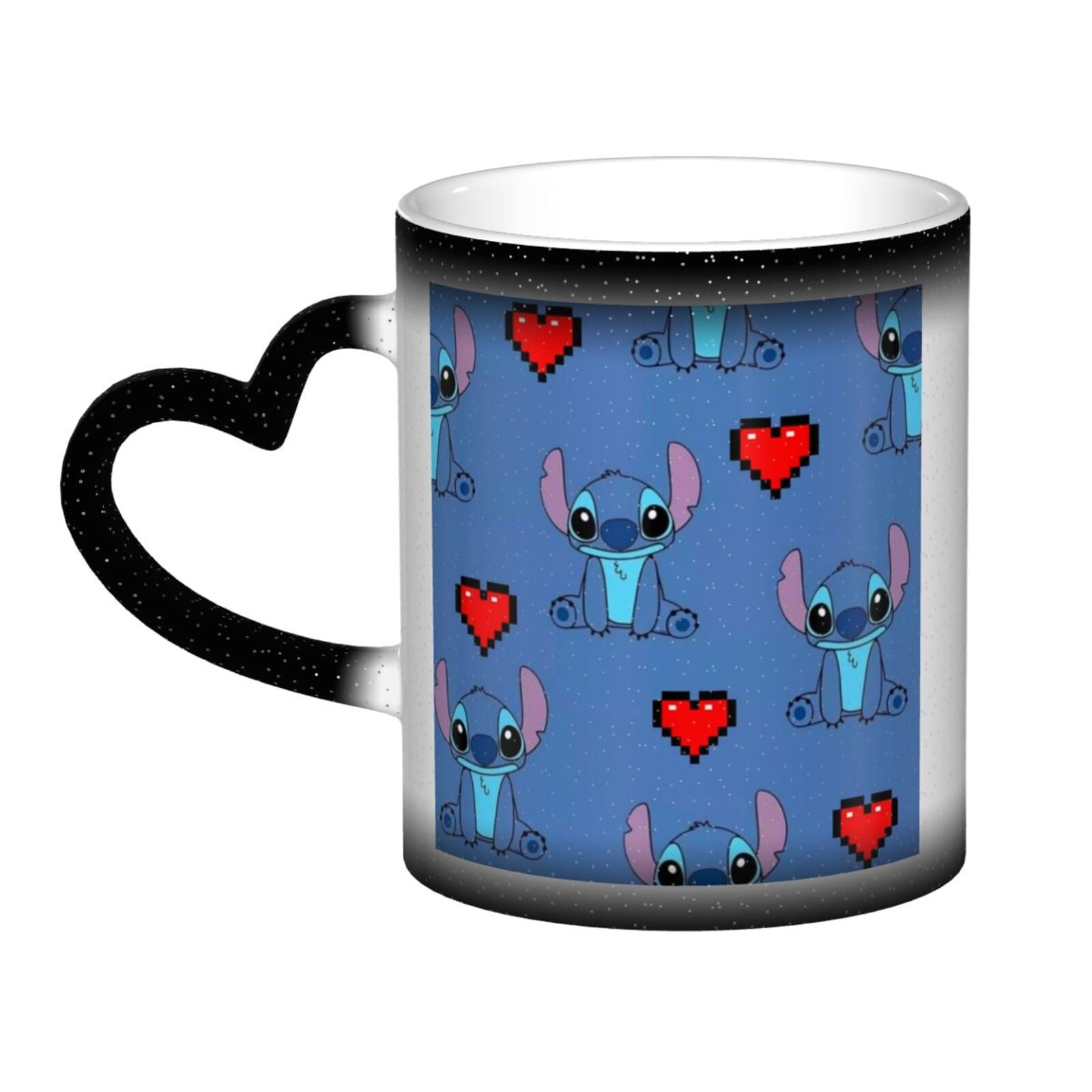 Stitch Color Changing Mug Heat Sensitive Magic Funny Art Coffee Tea ...