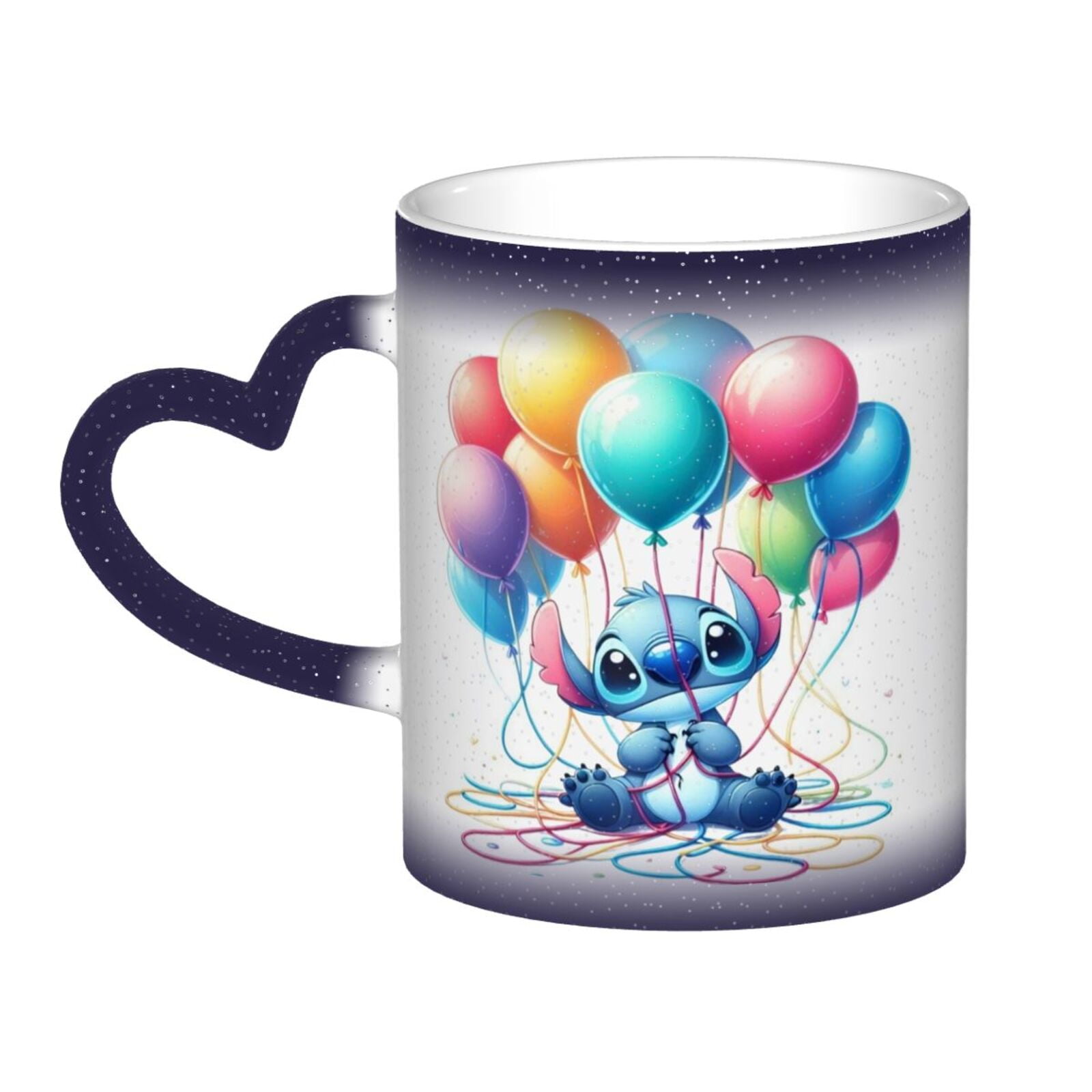 Stitch Color Changing Mug Heat Sensitive Magic Funny Art Coffee Tea ...