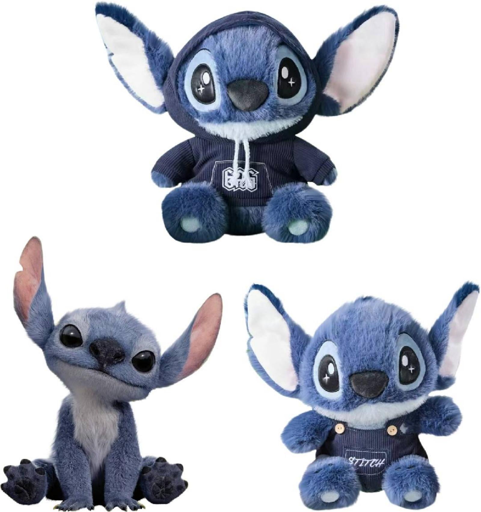 Stitch Comfort Weighted Plush Toy, 9.8-inch Stuffed Animal, Alien, Blue ...