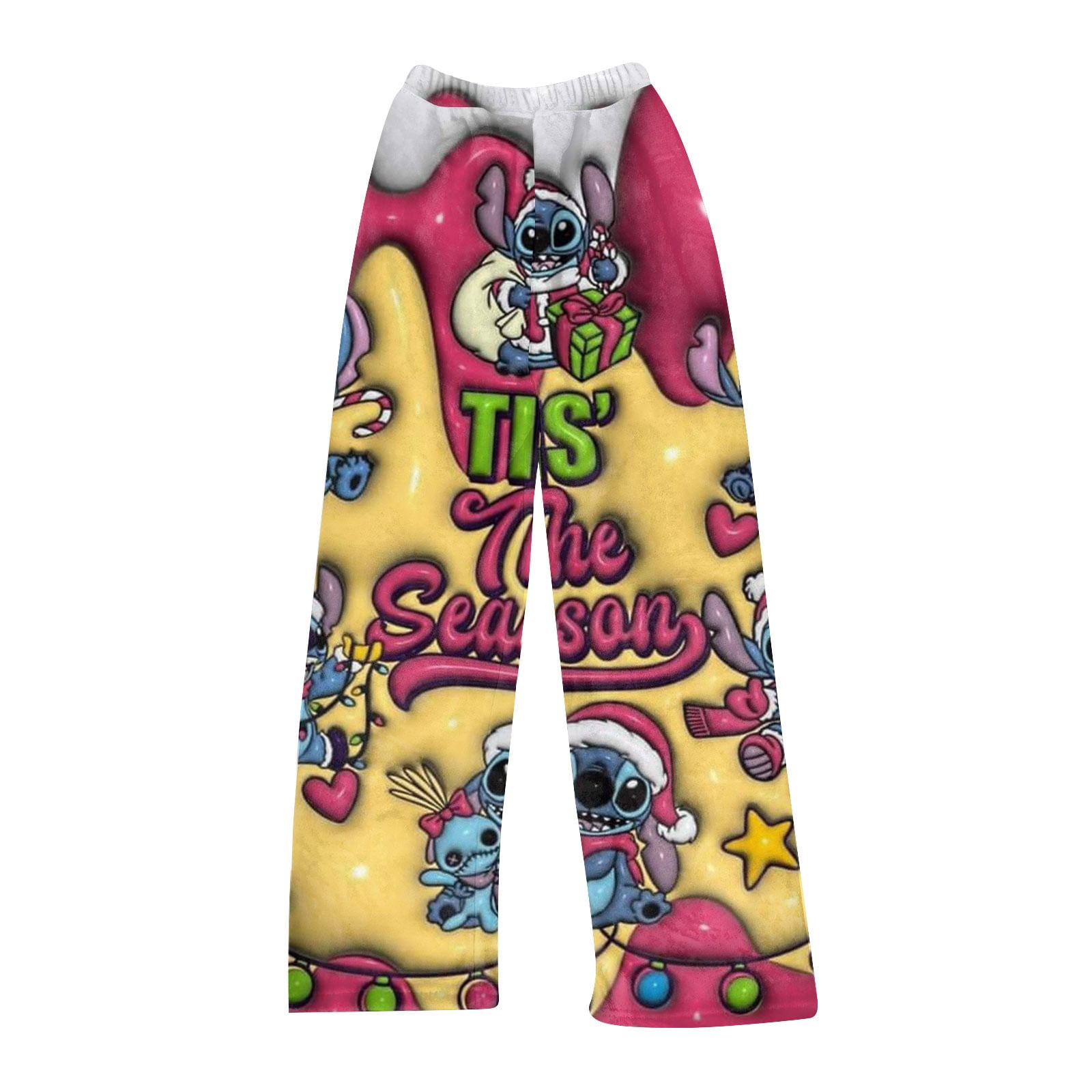 Stitch Cozy Pajamas For Girls Colorful Kids' Cartoon Character Pajama ...