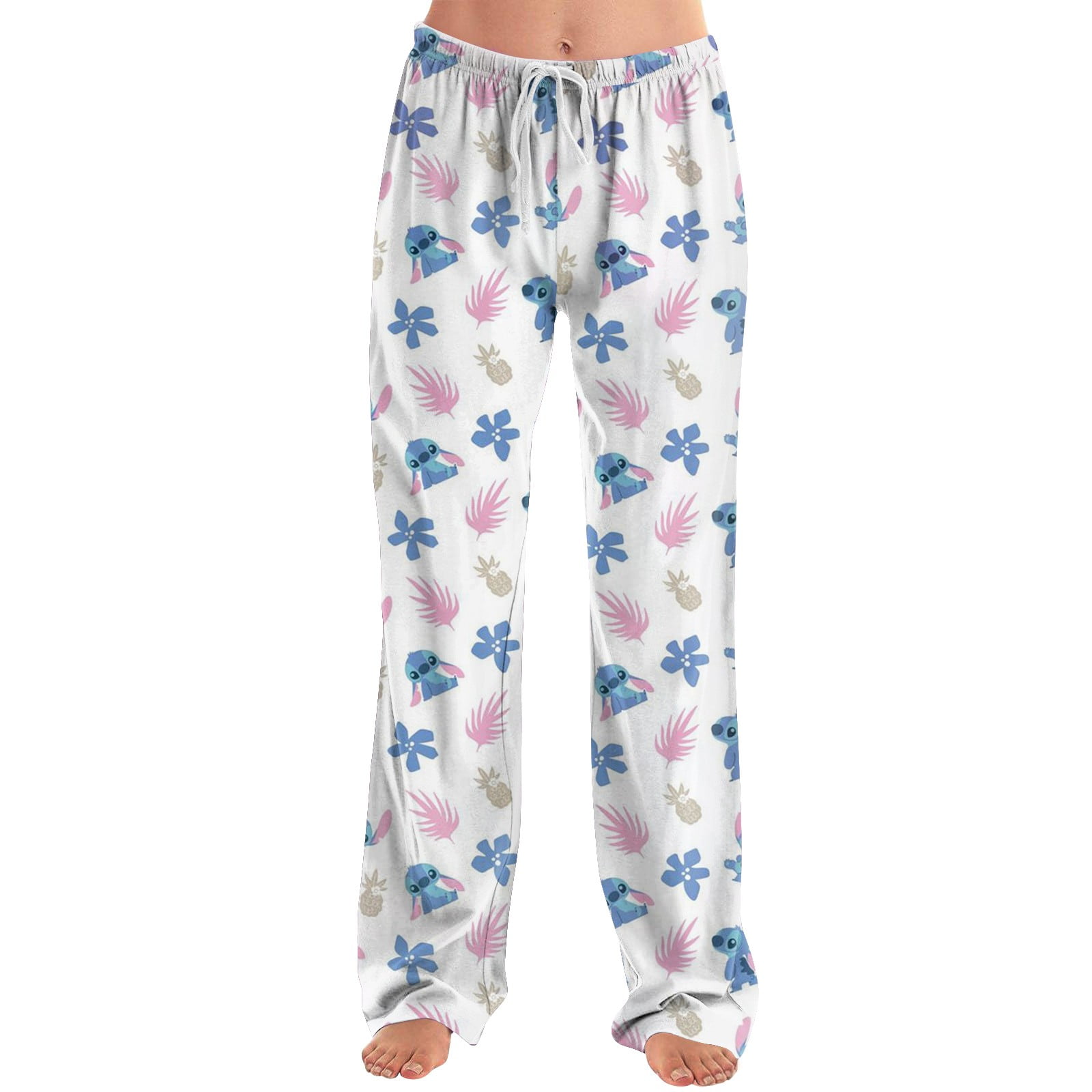 Stitch Cozy Pajamas Womens Pajama Pants Sleepwear Casual Drawstring ...
