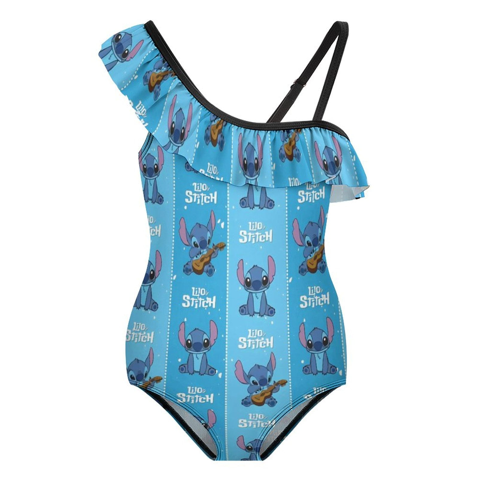 Stitch Cute one-piece one-piece ruffled one-piece one-piece swimsuit ...