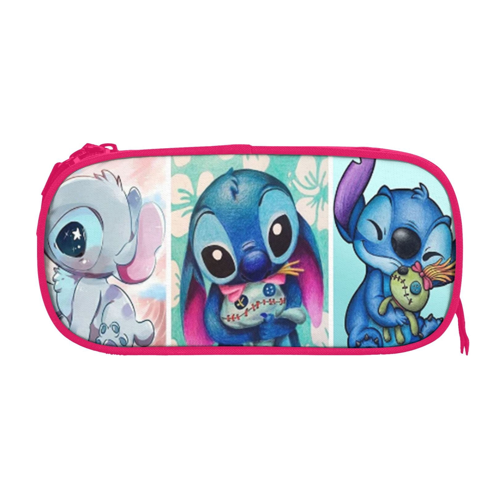 Stitch Dancing Pencil Case Large Capacity Pencil Box Double-layer ...
