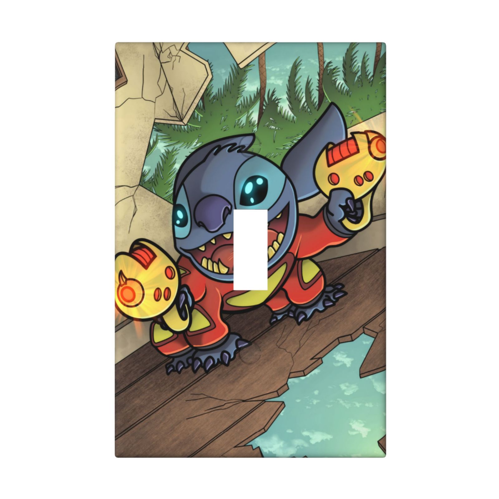 Stitch Decorator Wall Plates, Switch Electrical Outlet Cover Plate, Mid ...