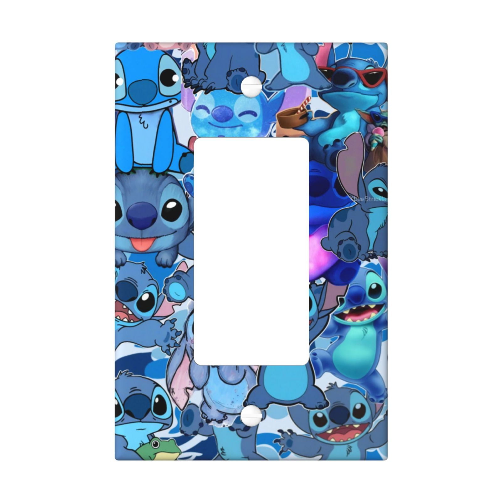 Stitch Decorator Wall Plates, Switch Electrical Outlet Cover Plate, Mid ...