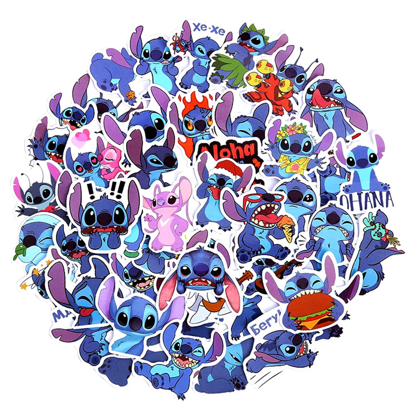 Stitch Doll-50pcs Stickers Waterproof Vinyl Stickers For Water Bottle ...