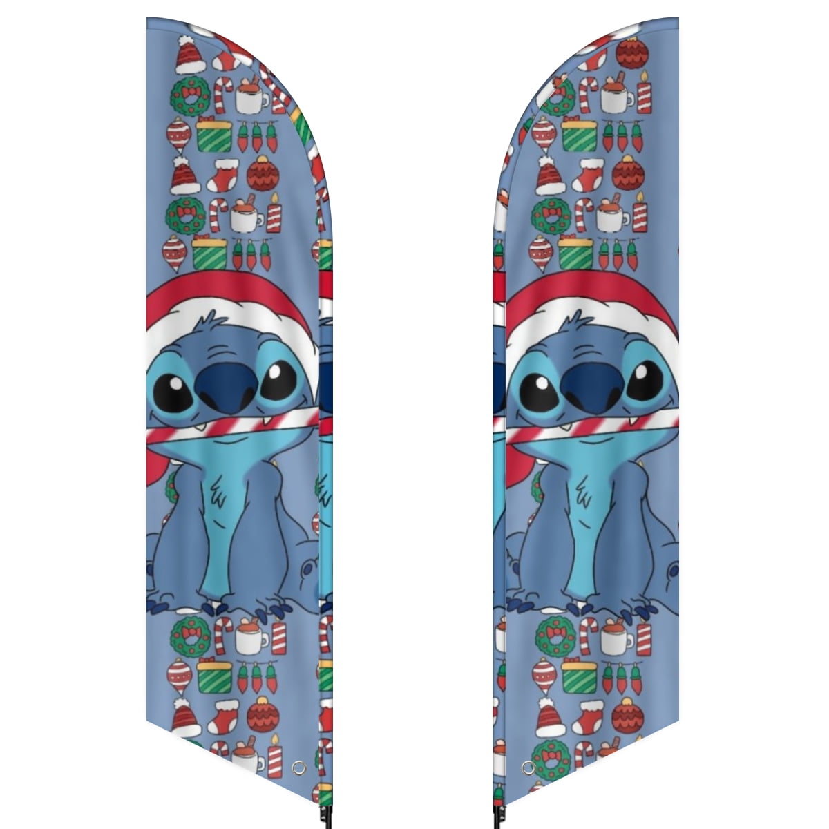 Stitch Double-Sided Beach Knife Flag - Eye-Catching and Durable Beach ...