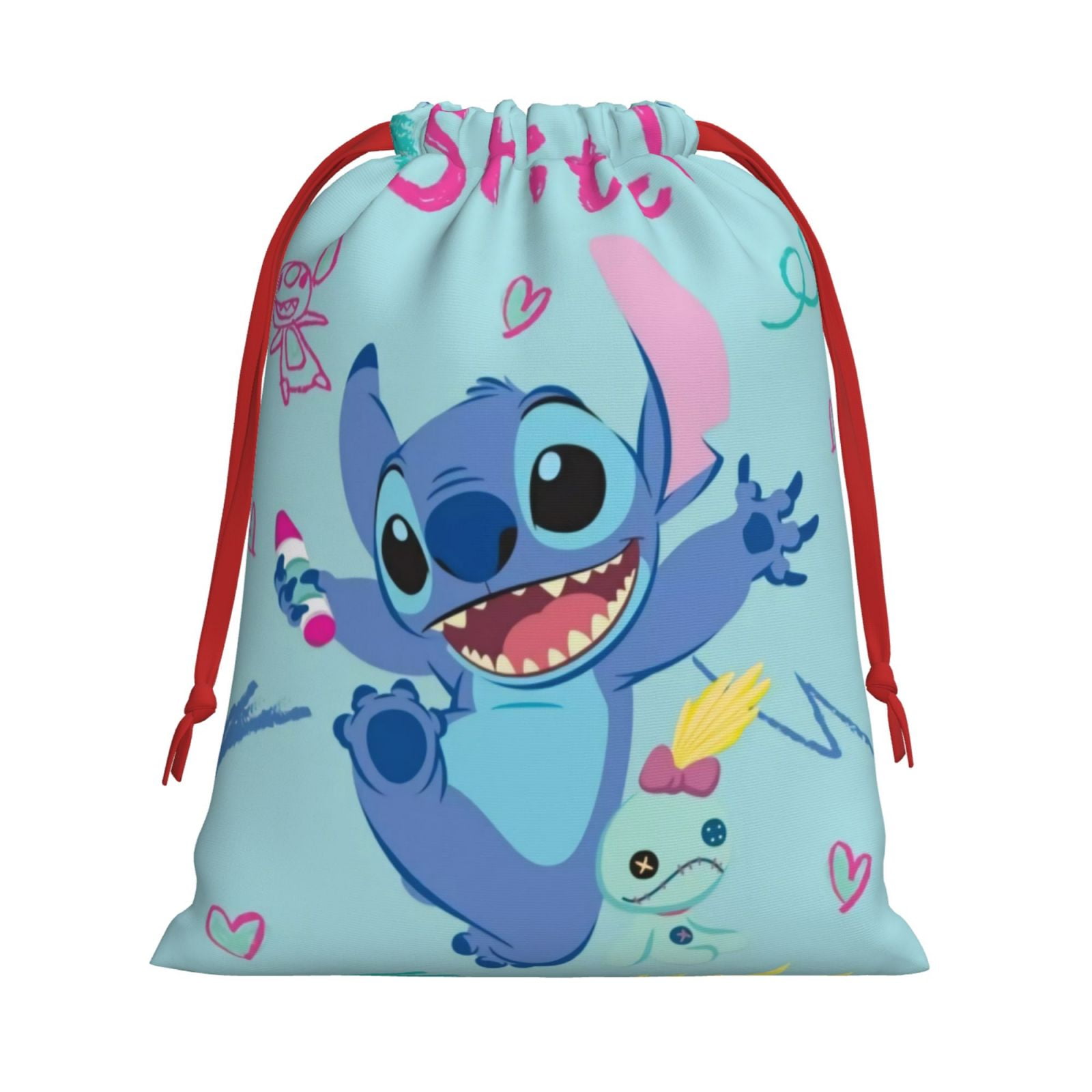 Stitch Drawstring Bag For Kids Adults Gifts Drawstring Backpacks Set ...