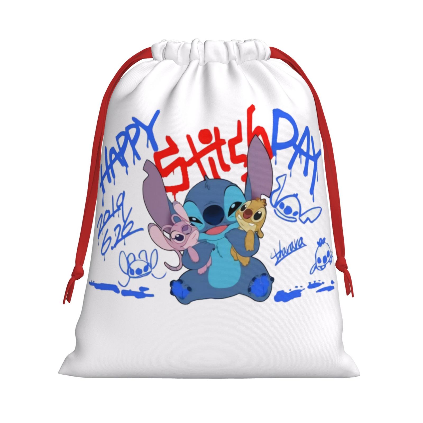 Stitch Drawstring Bag For Kids Adults Gifts Drawstring Backpacks Set ...