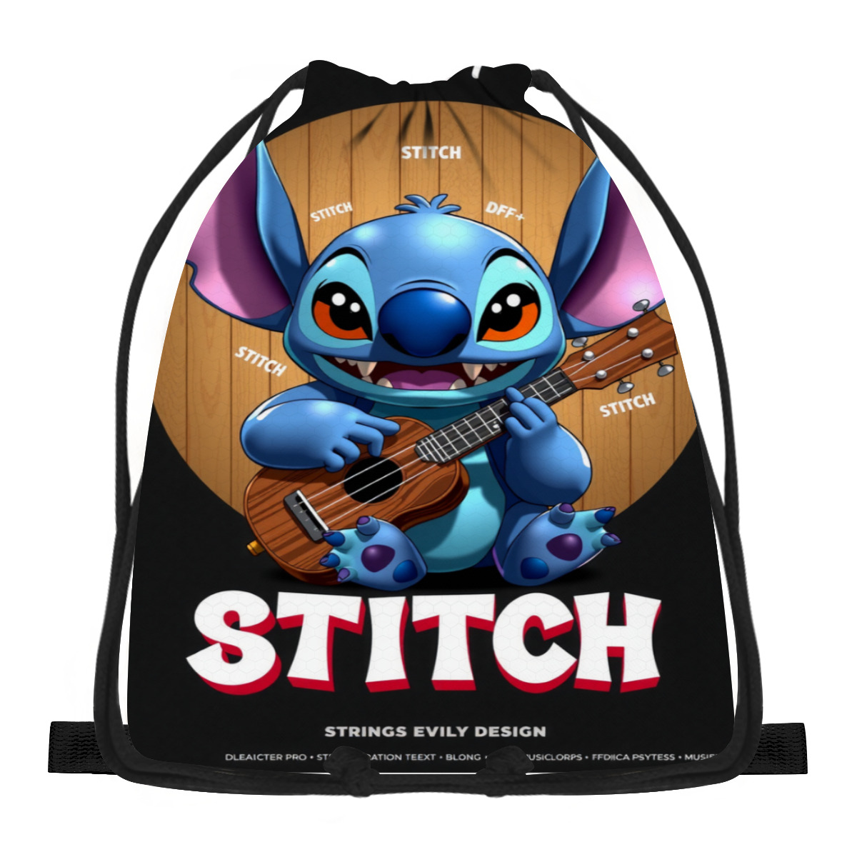 Stitch Durable Polyester Drawstring Bag Lightweight, Spacious and Easy ...