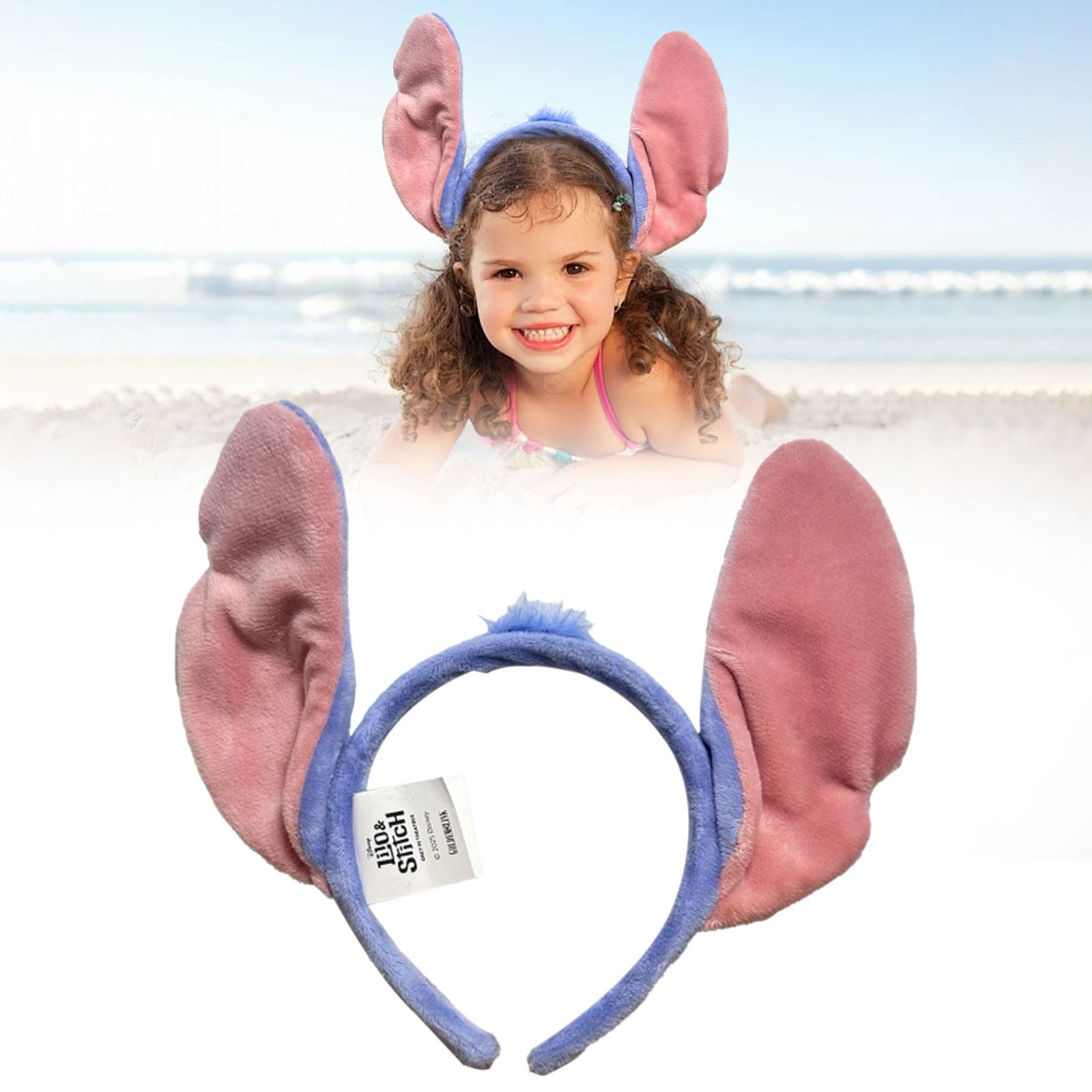 Stitch Ears Elastic Headband - Kawaii Anime Stitch & Lilo Party Hair ...