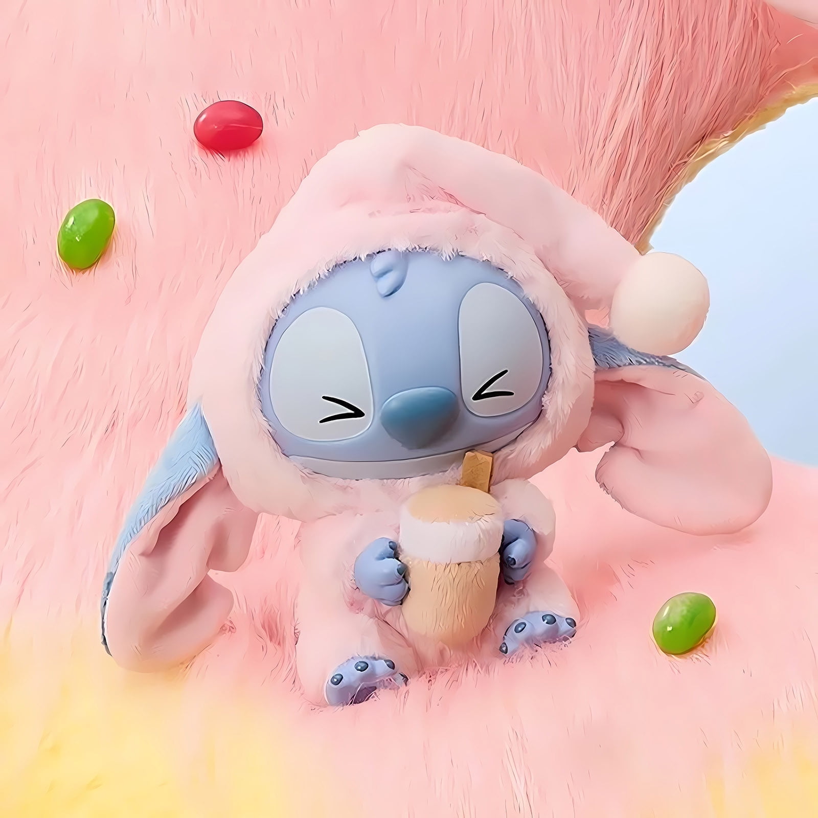 Stitch Eat Something Before Sleep Series Blind Box, Stitch Plush Blind ...