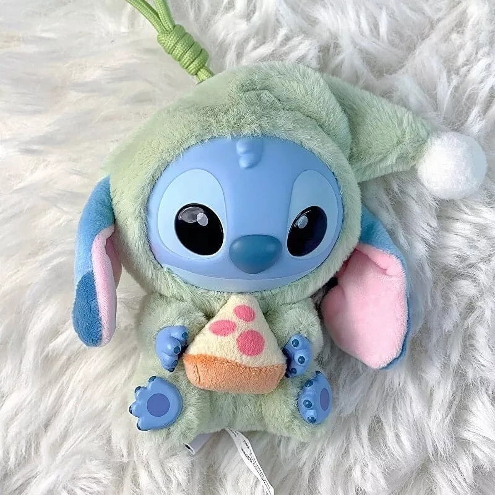Stitch Eat Something Before Sleep Series - 7" Stitch Plush Stuffed Animals Keychain Toys Blind ...