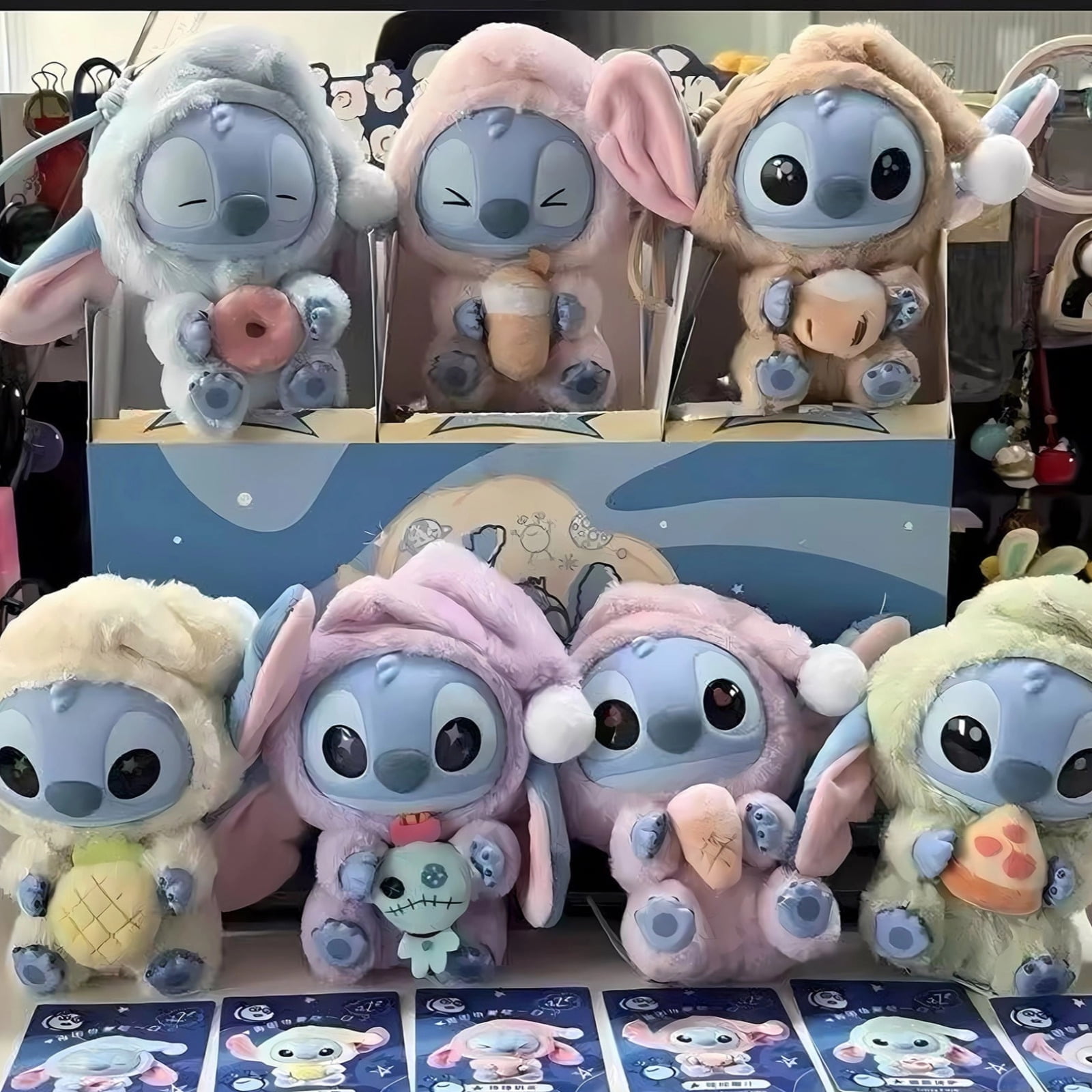 Stitch Eat Something Before Sleep Series Figure Blind Box NEW HOT Super ...