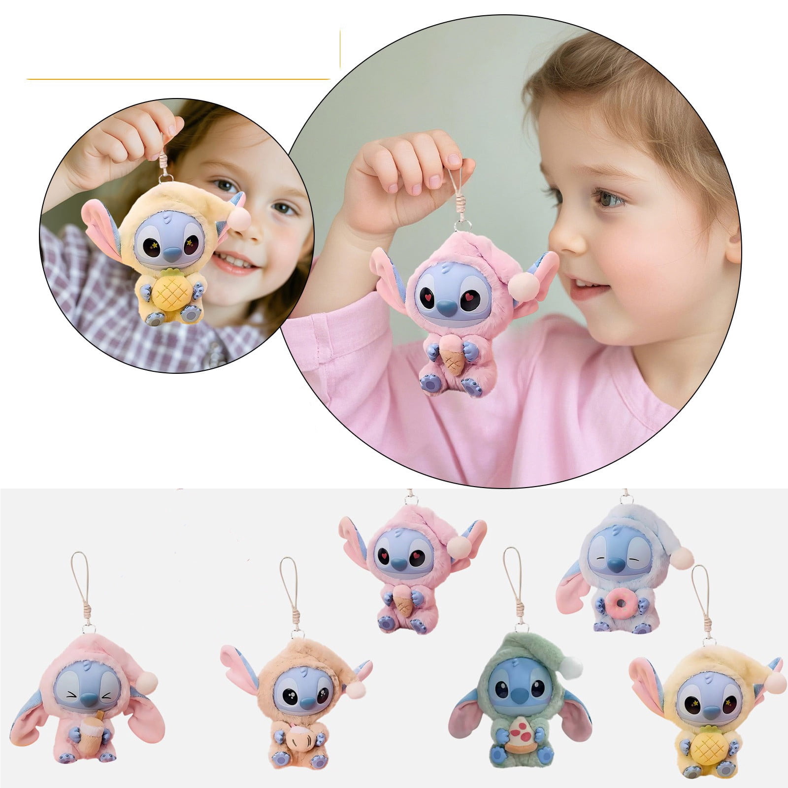 Stitch Eat Something Before Sleep Series Figurines Blind Box, Stitch ...