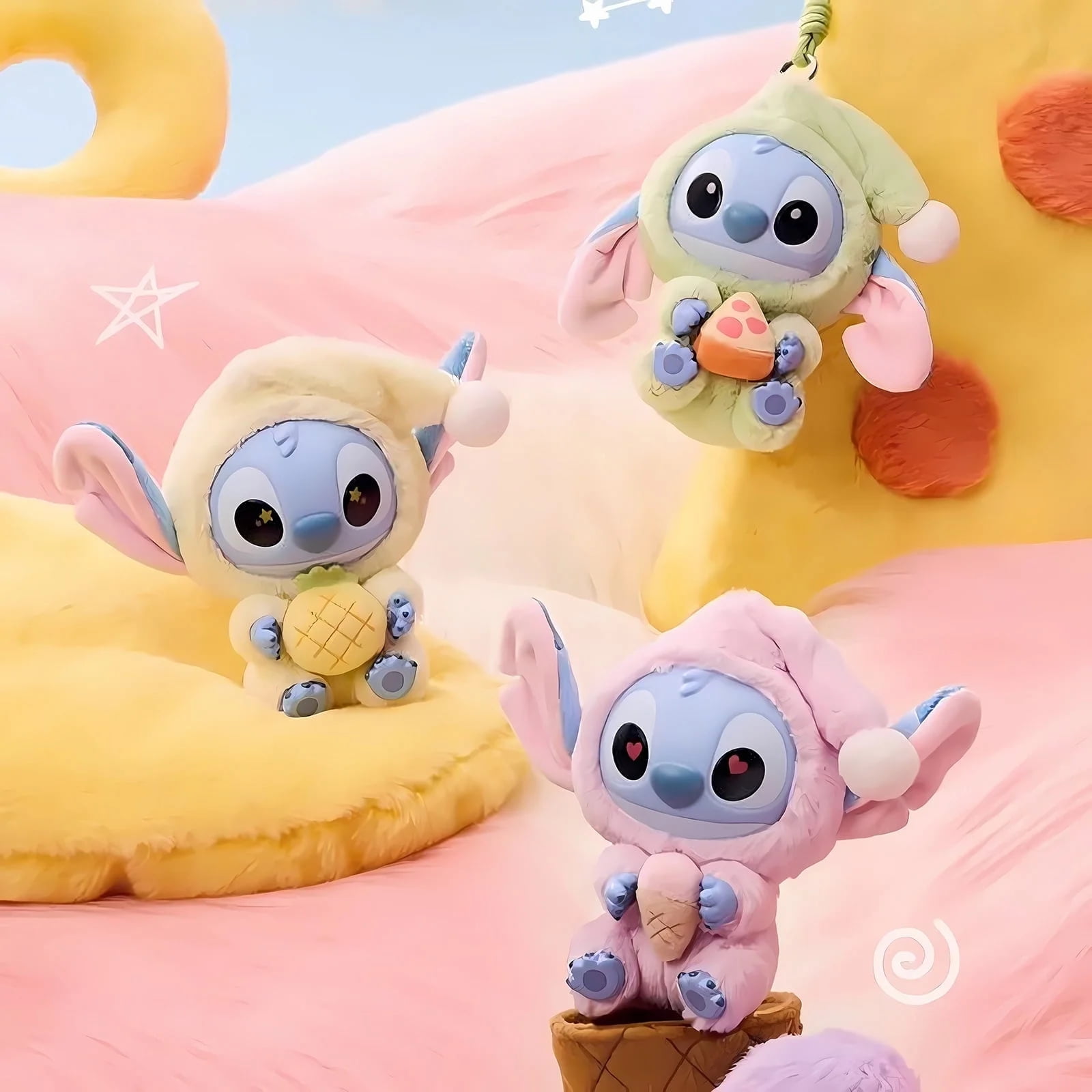Stitch Eat Something Before Sleep Series Vinyl Figure Confirmed Blind Box, 7 Inch Kawaii Stitch ...