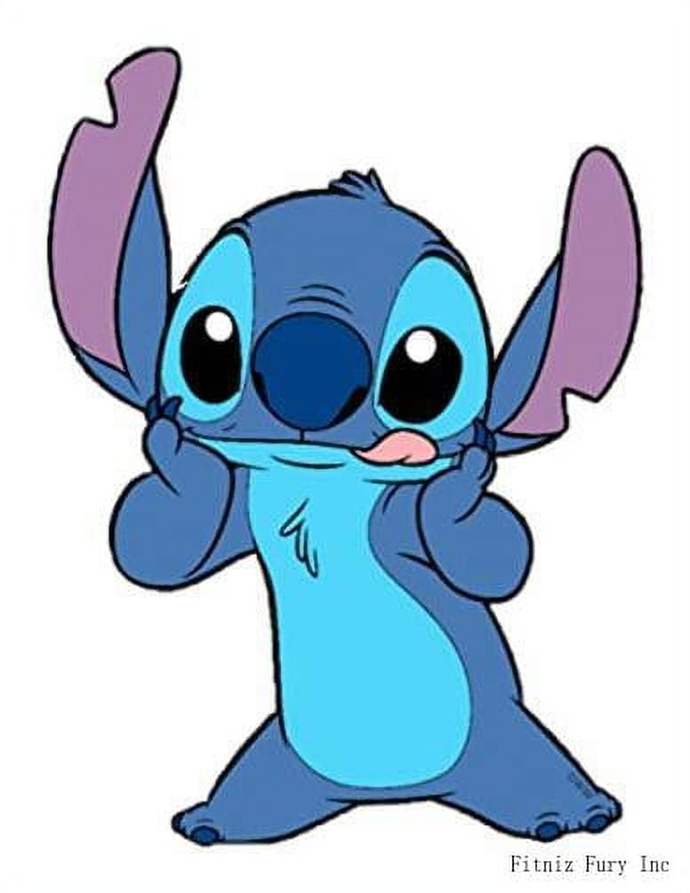 Stitch Edible Image Cake Topper, Quarter Sheet, Fun Disney Birthday ...