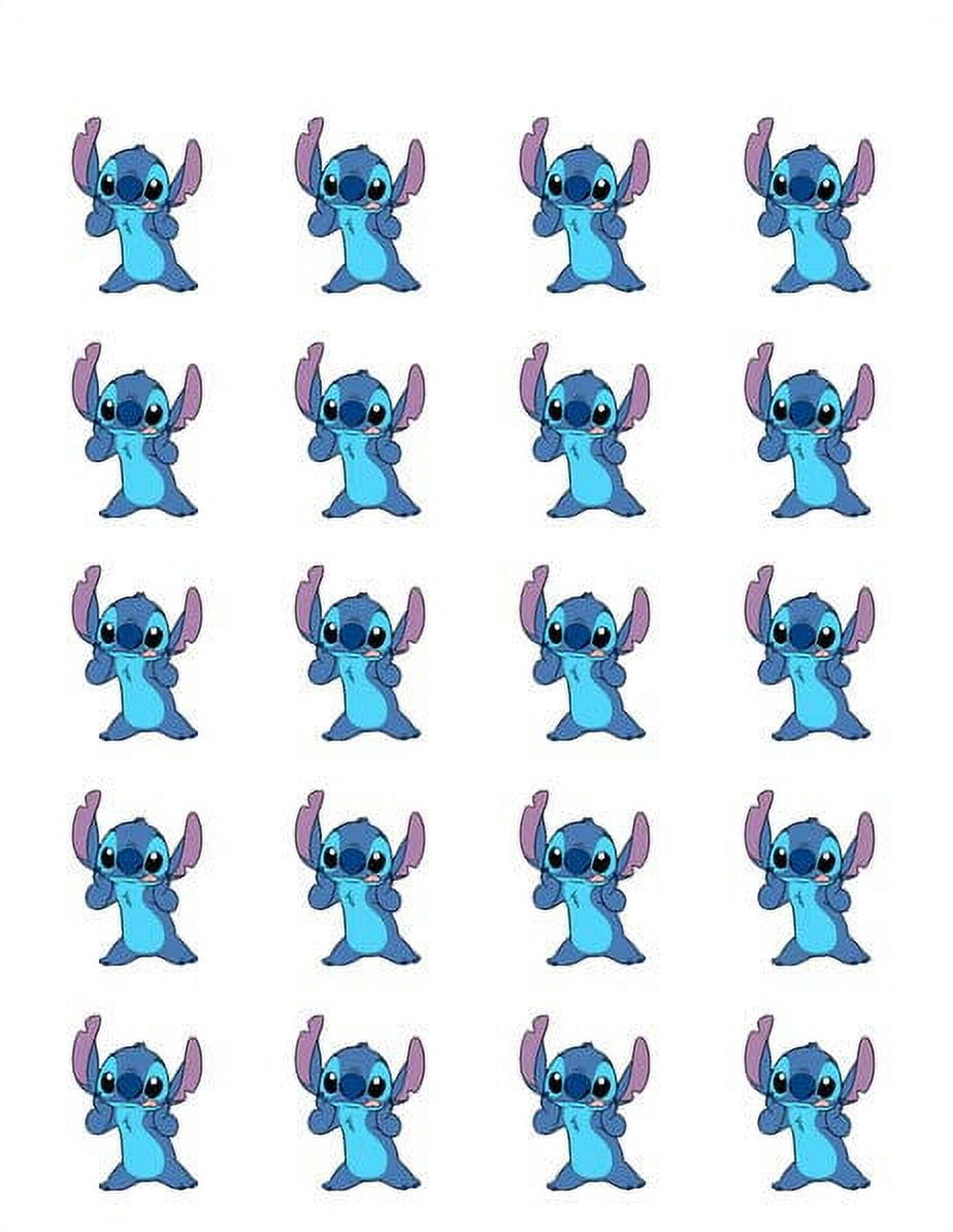 Stitch Edible Image Cupcake Toppers - Walmart.com