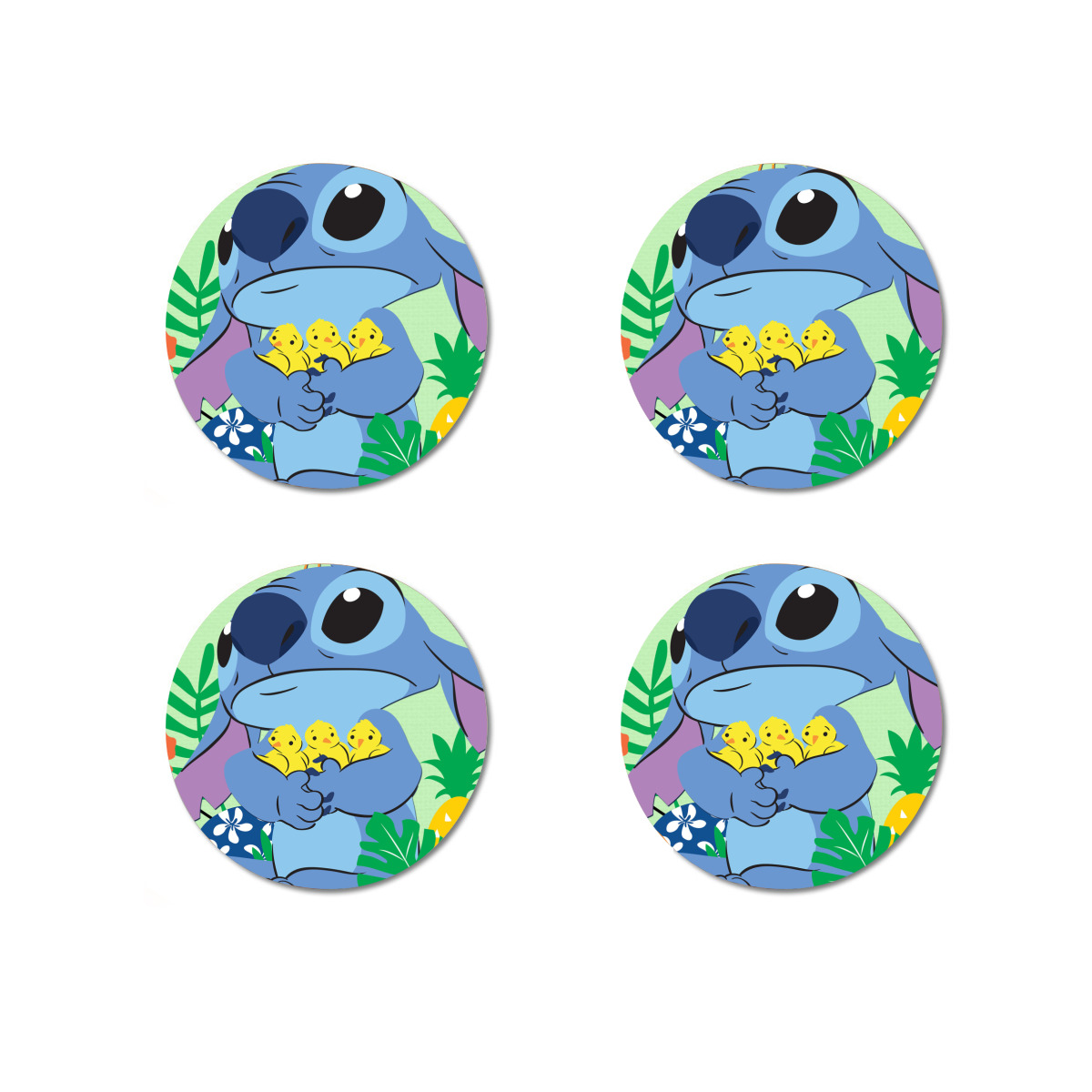 Stitch Fridge Magnets 4pcs Ball Fridge Magnets Cute Matte Decorative ...