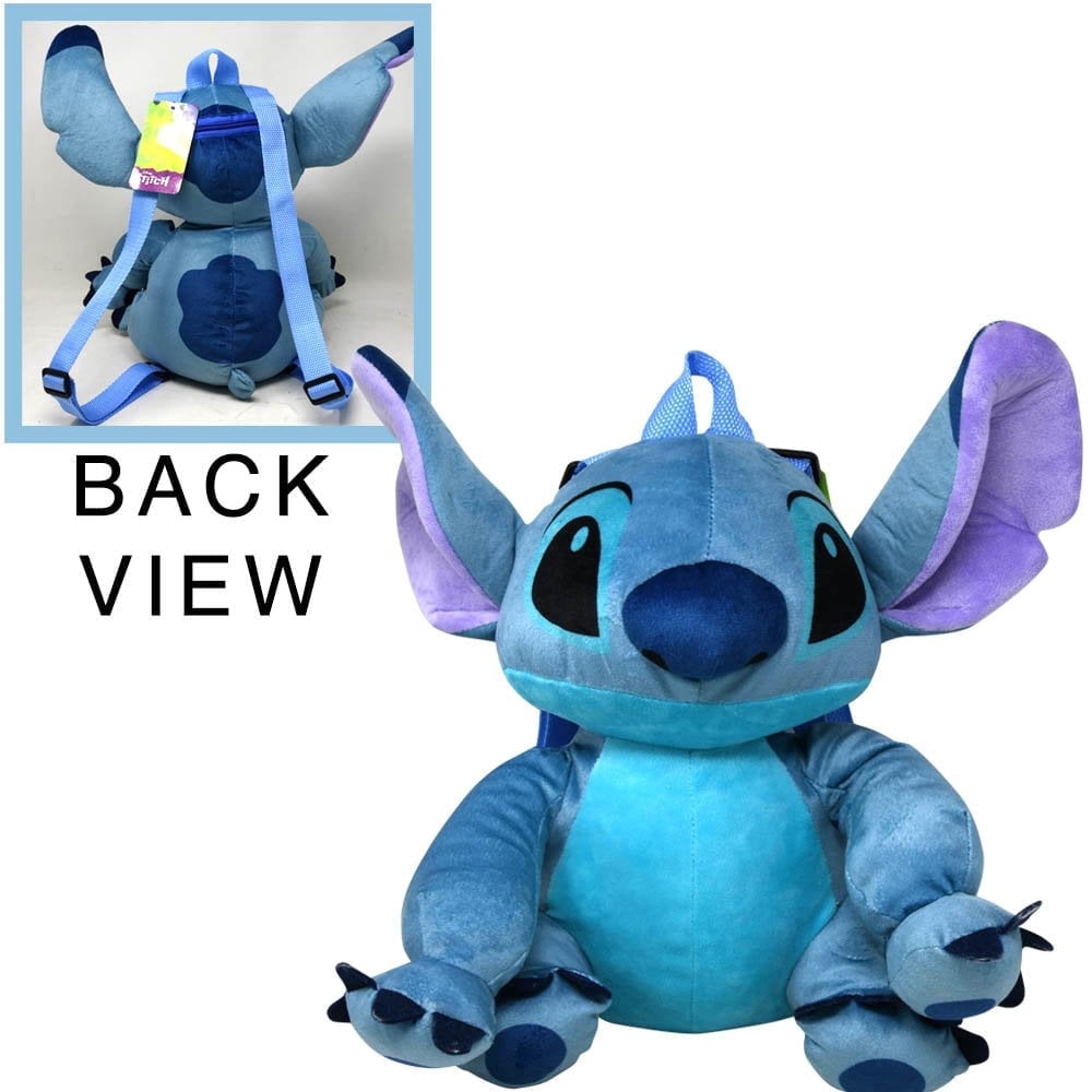 Stitch Full Body Plush Backpack 12" w/o Ears Sitting SC/P - Walmart.com