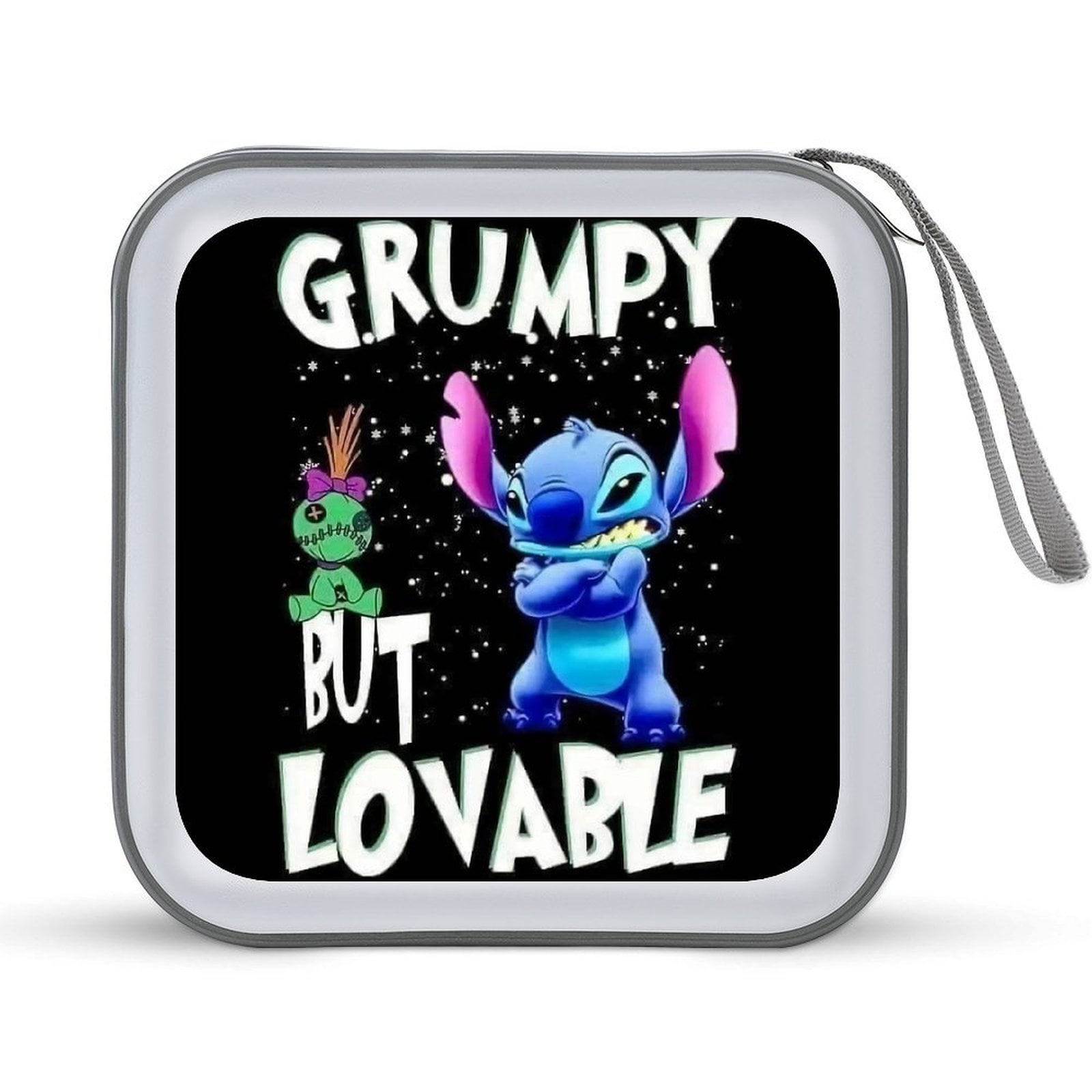Stitch GRUMPY BUT LOVABLE 40 Capacity CD Storage Cases, DVD Disc Cases ...
