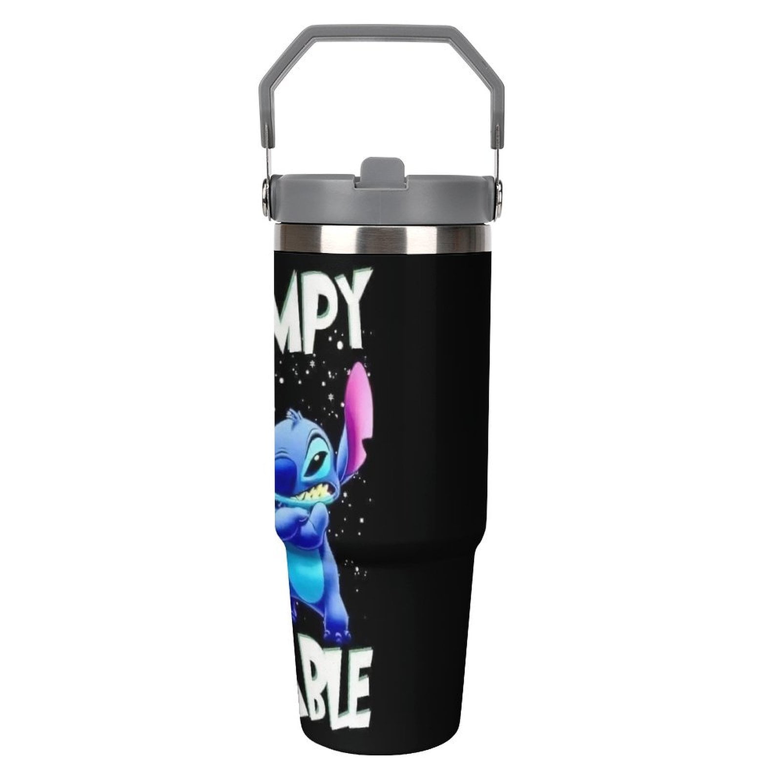 Stitch GRUMPY BUT LOVABLE Stainless Steel Tumbler Car Cup 30 Oz with ...