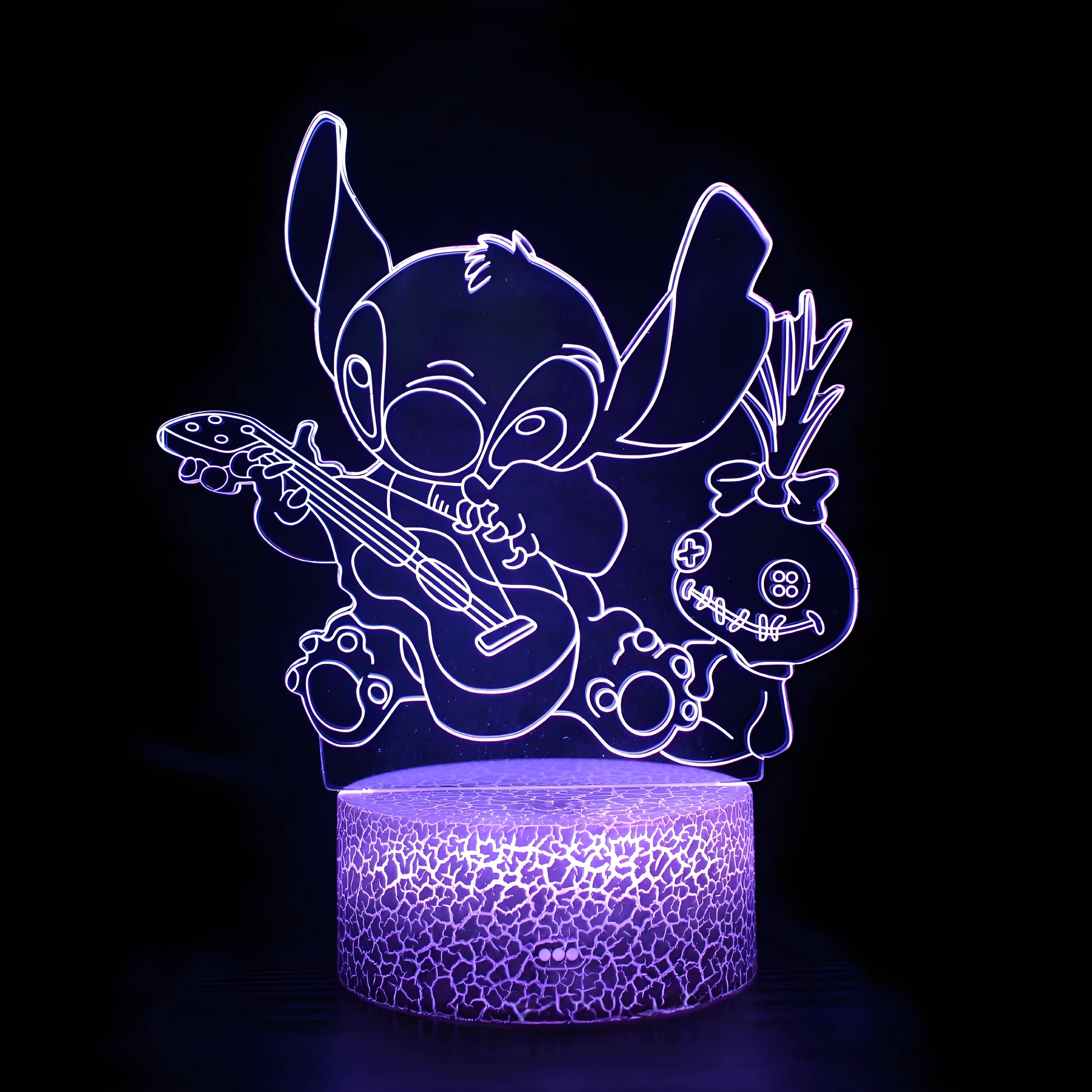 Stitch Gifts for Friend Cool Night Light with Timer Remote & Smart ...