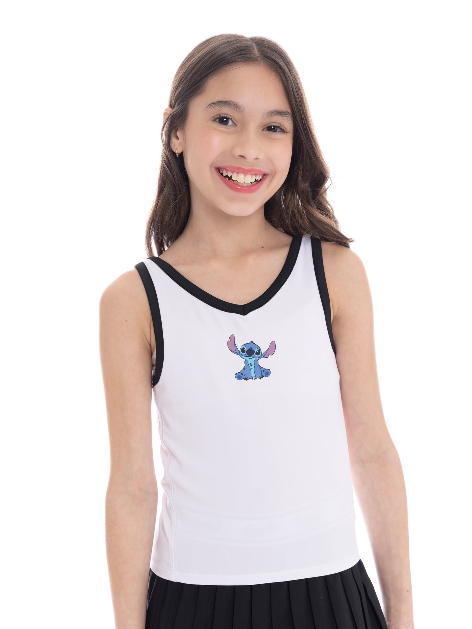 Stitch Girls Active Graphic Tank Top, Sizes 4-12 - Walmart.com