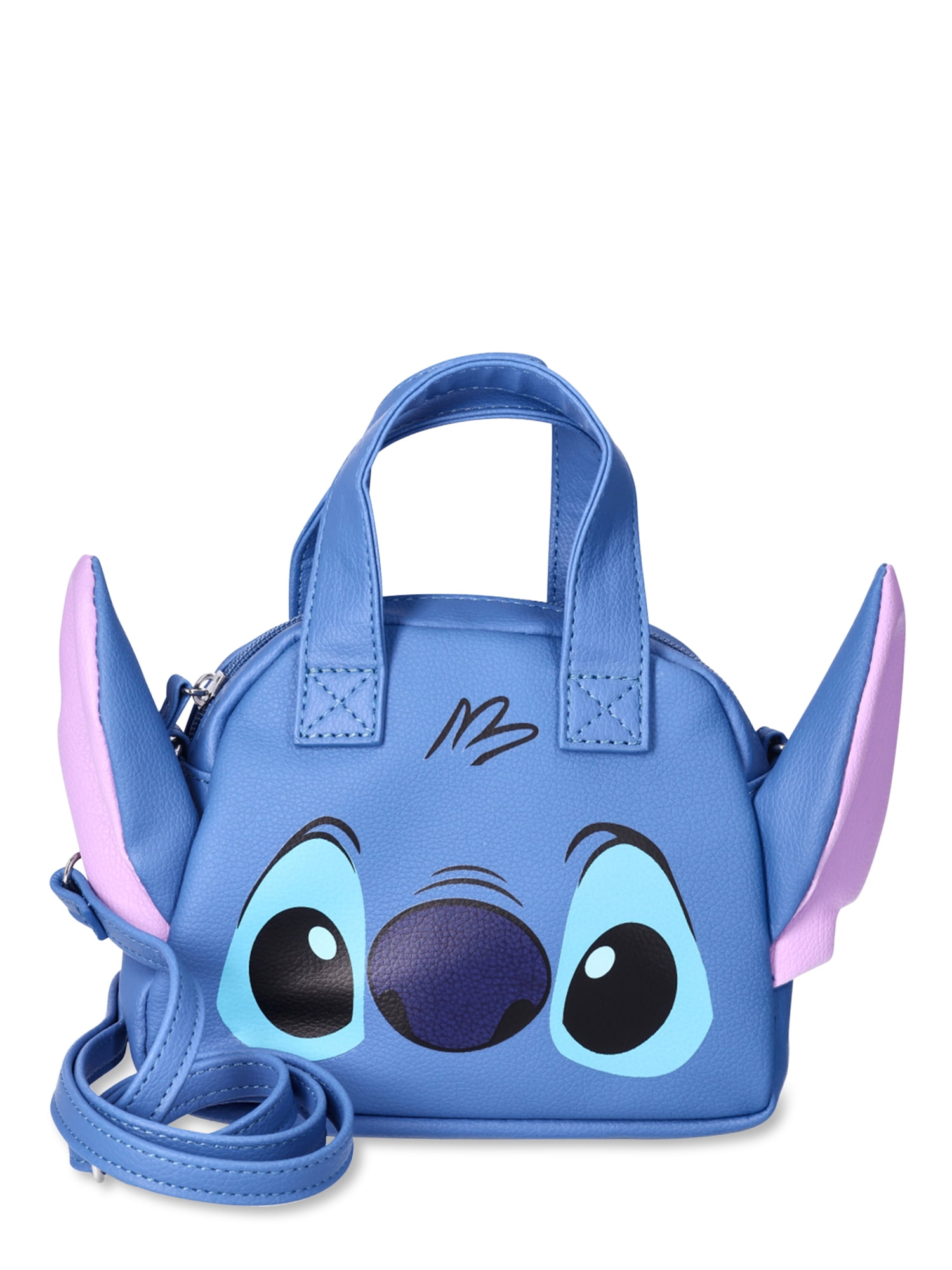 Stitch Girls' Mini Dome Polyester Handbag, 5.5” H x 7” W x 3” D, Blue ...