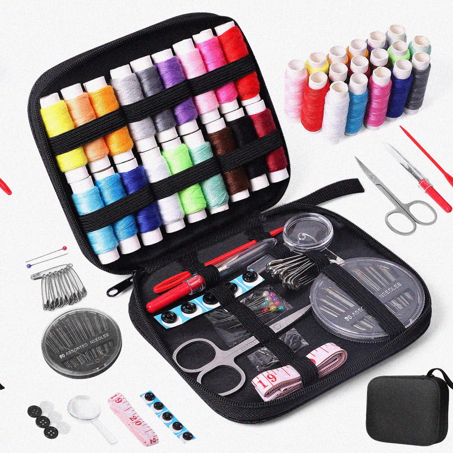 Stitch & Go: Portable Sewing Kit for Home, Travel, & Emergencies ...